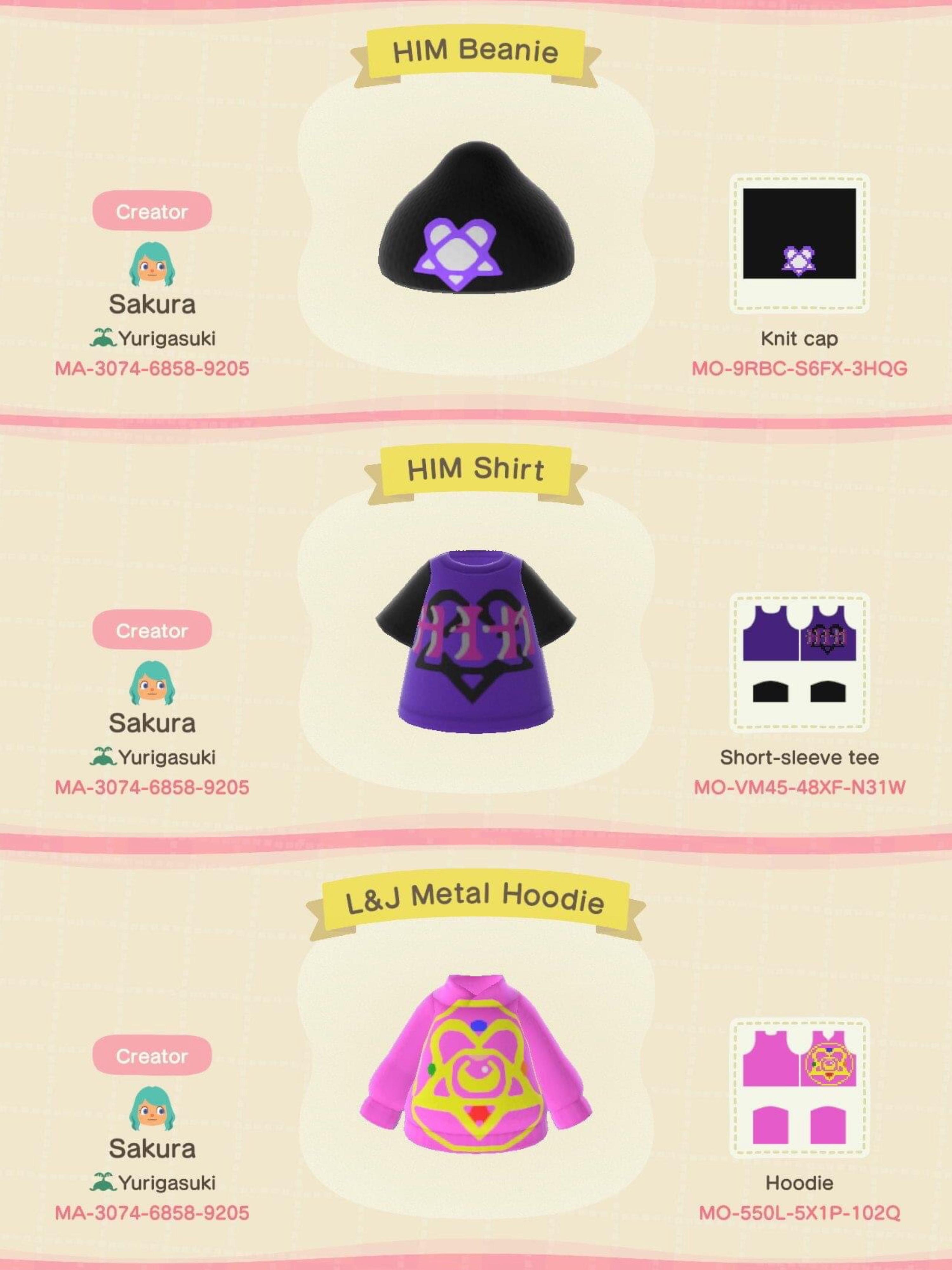 New HIM gear for ACNH!! | Scrolller