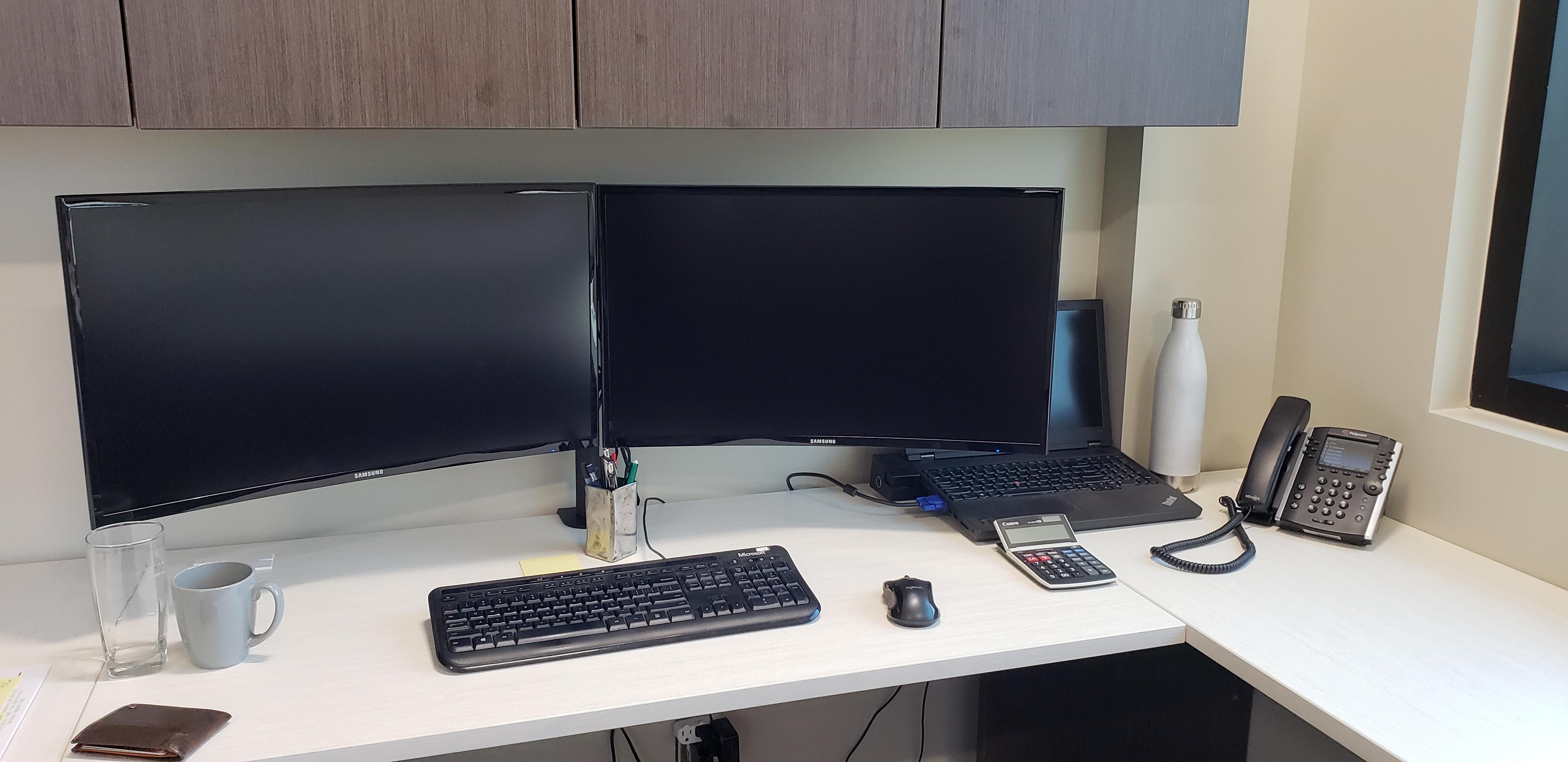 New office, new setup. | Scrolller