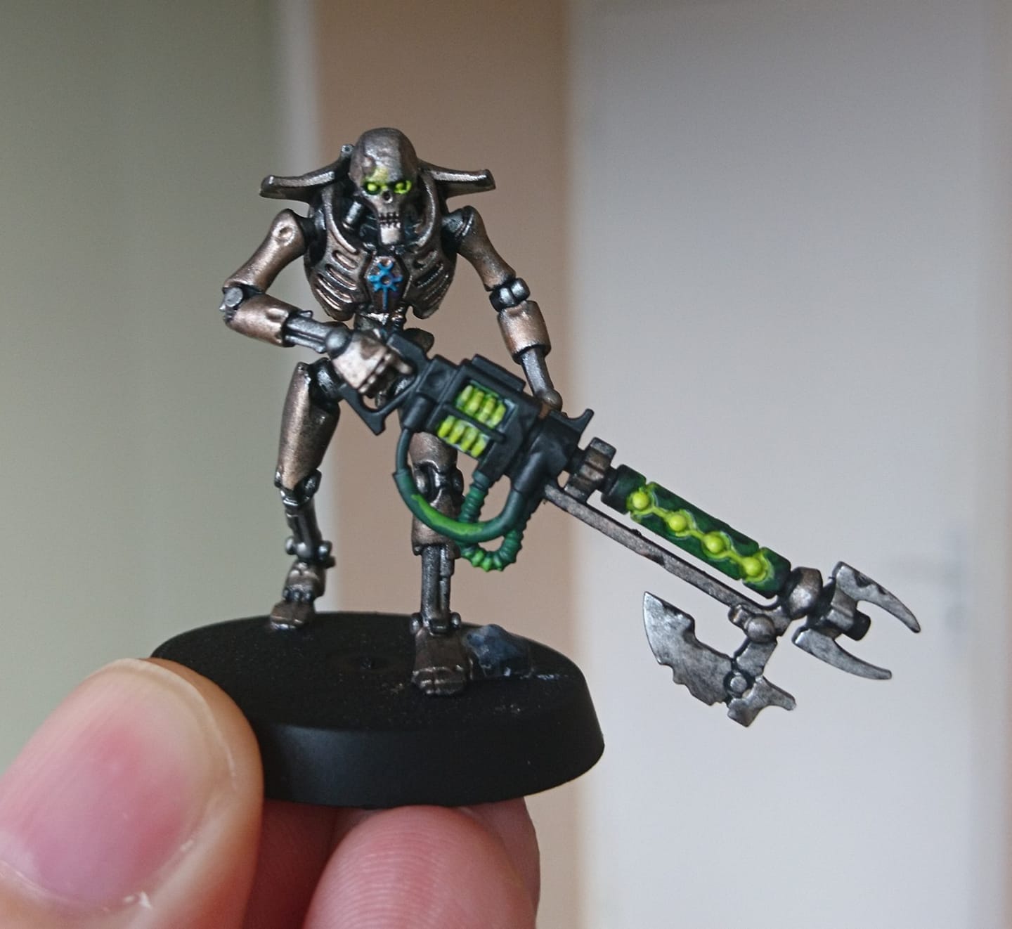 New painter and my first necron warrior, C&C welcome! | Scrolller