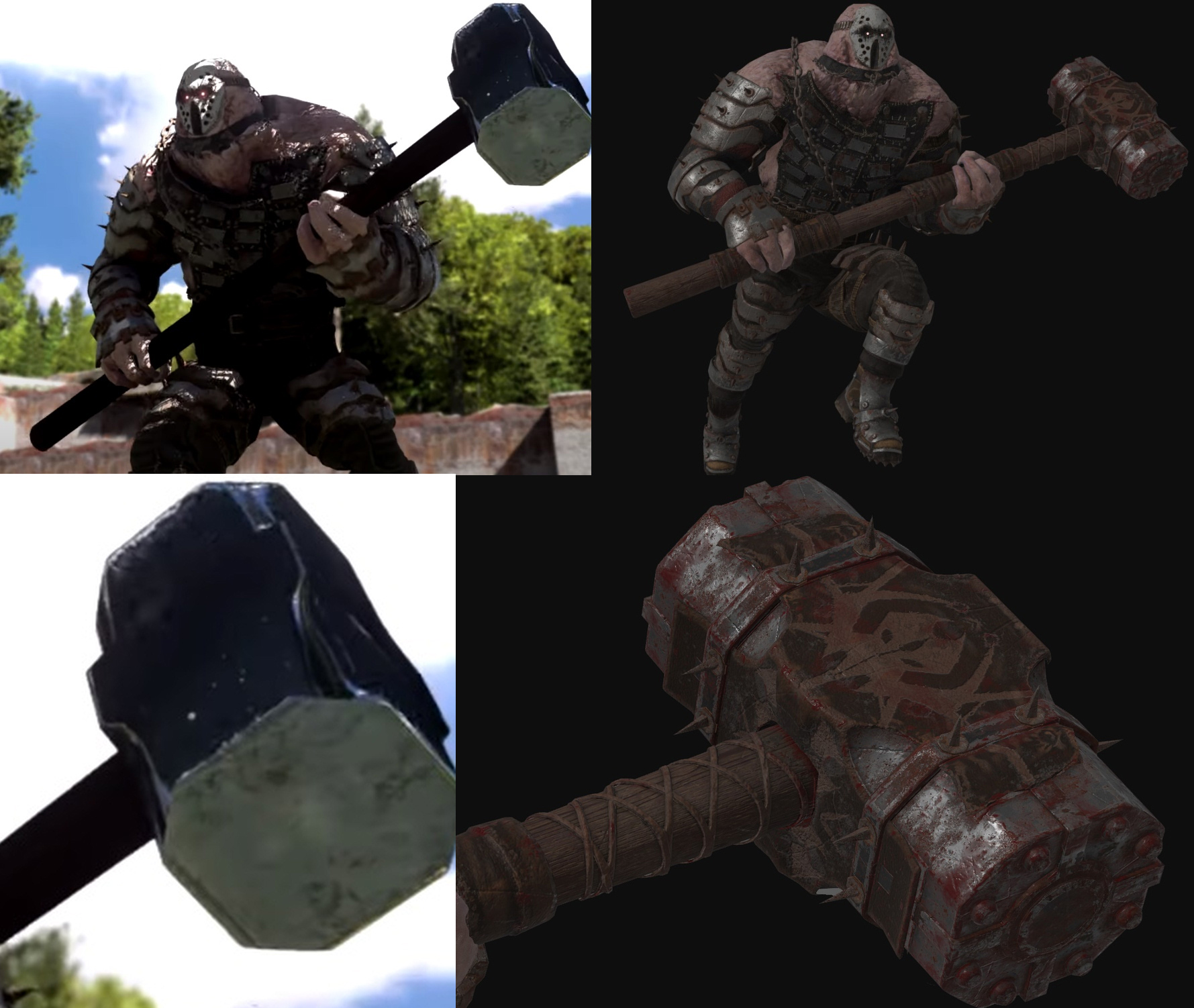 New Serious Sam 4 Zealot Hammer vs placeholder hammer | Scrolller