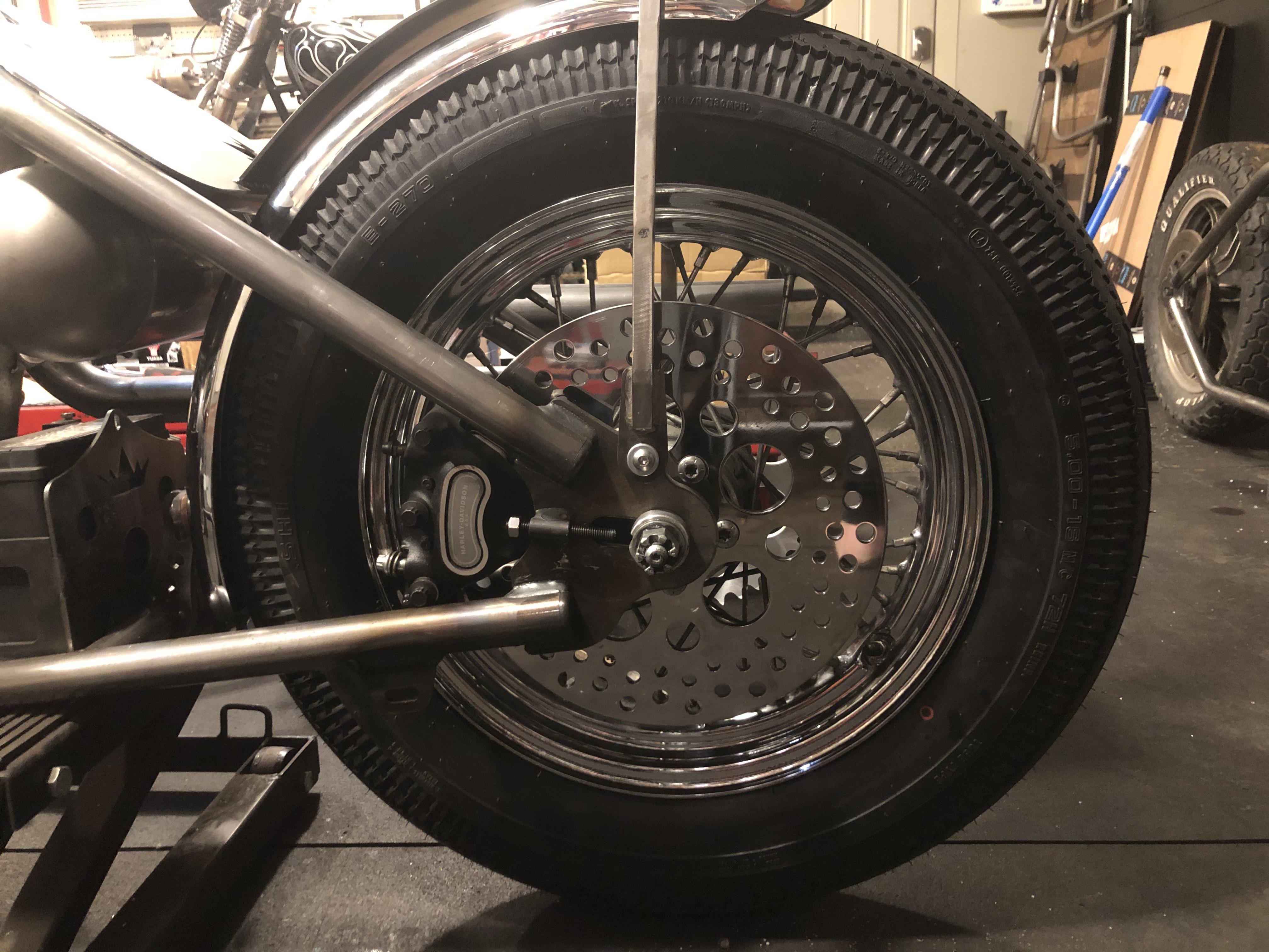 New tire, new rotor and new sprocket installed today. | Scrolller