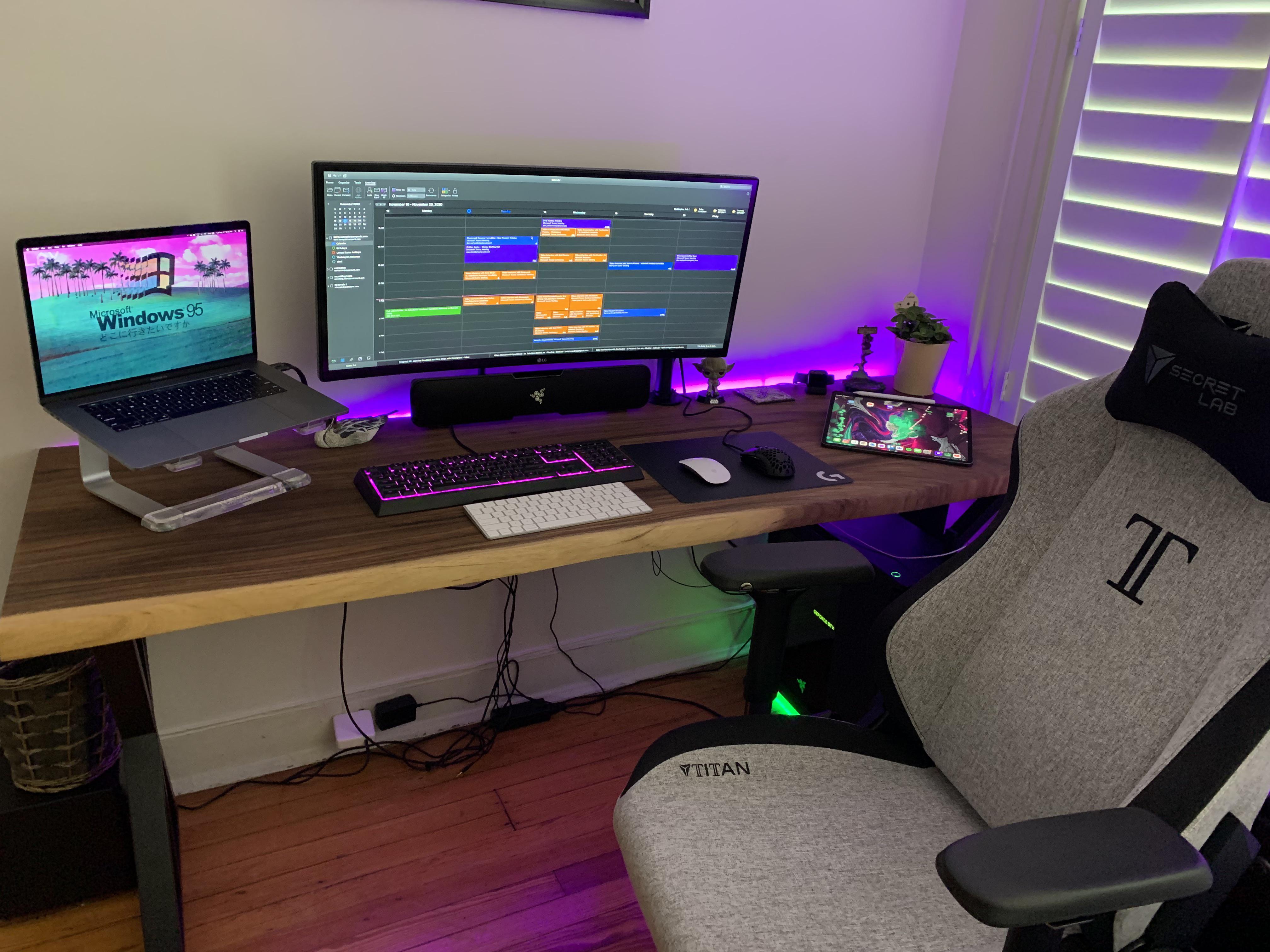 New WFH/Gaming setup coming together! A lot to be done, but loving it so far! | Scrolller