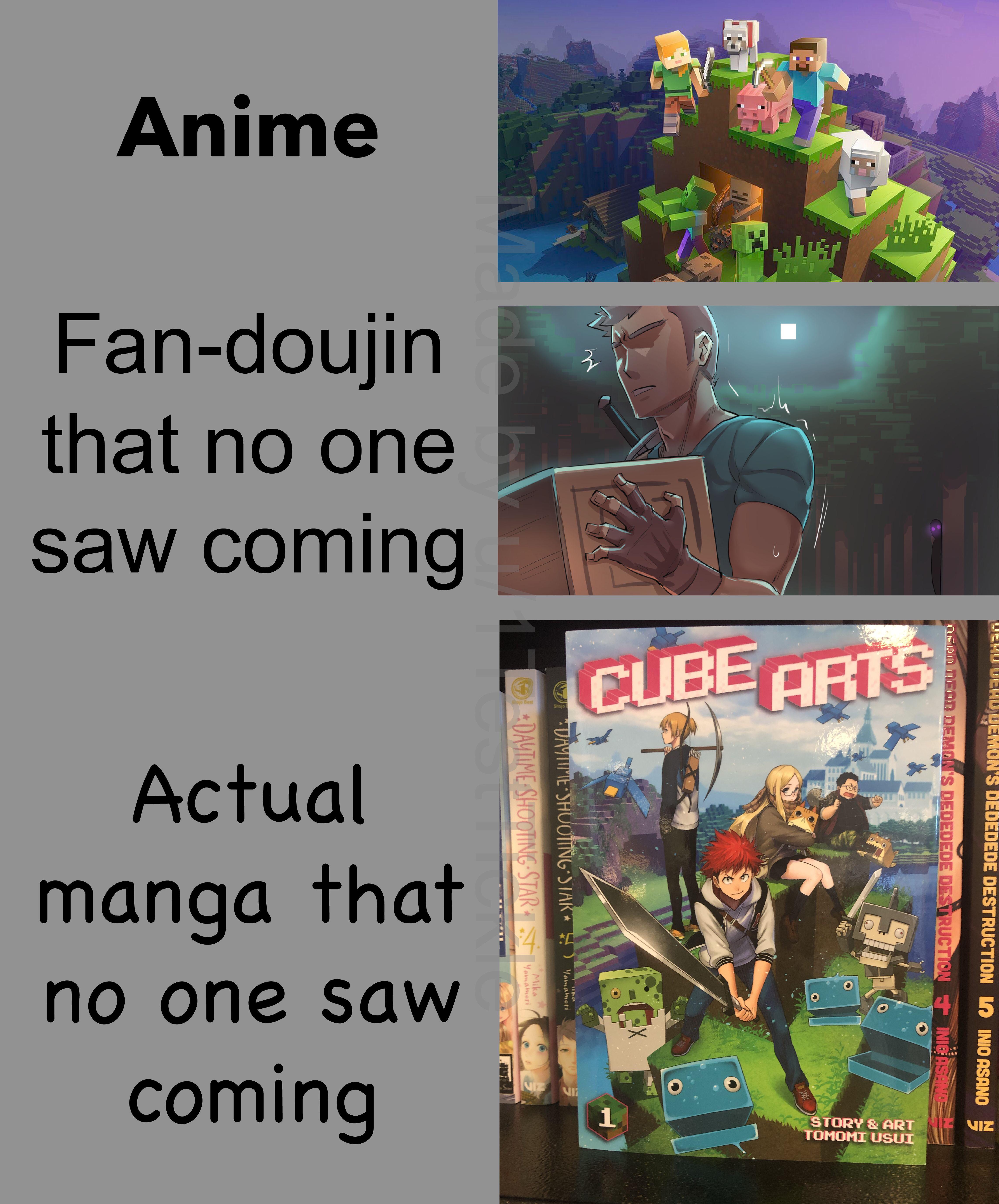 Newly released JRPG manga made entirely with blocks... | Scrolller