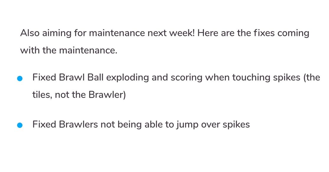 Next week the brawl ball glich with the spikes is being patch so enjoy it while u can. | Scrolller