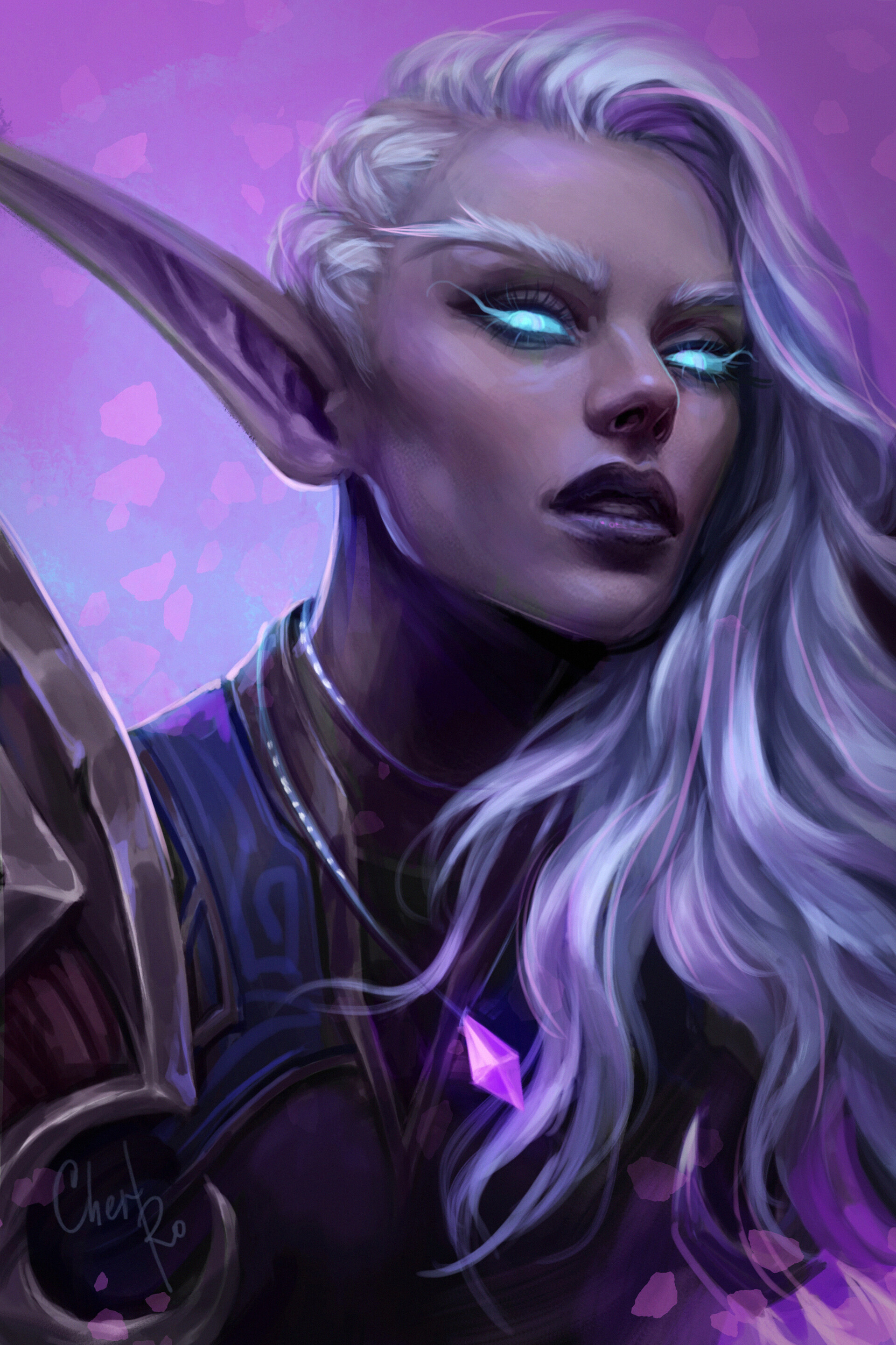 Night Elf By Oxana Che Scrolller