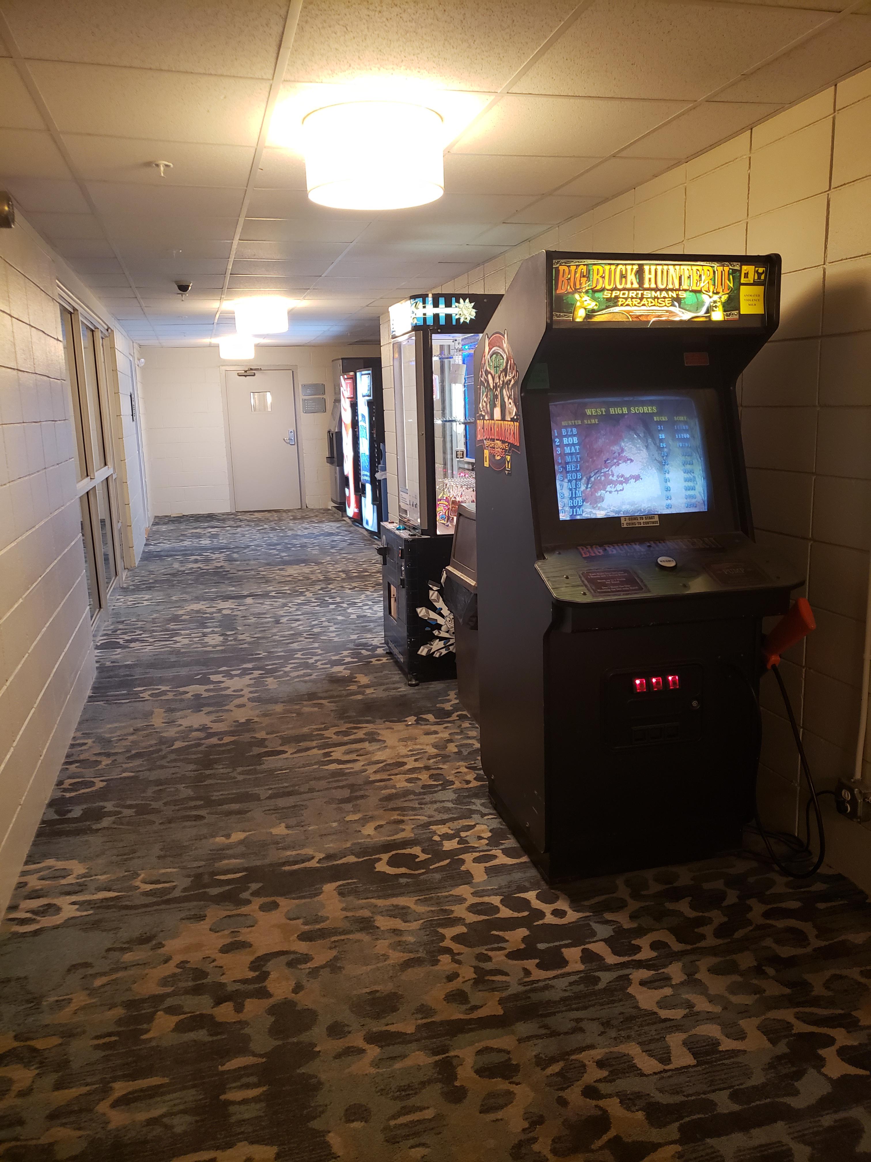 Night time in hotel lobby | Scrolller