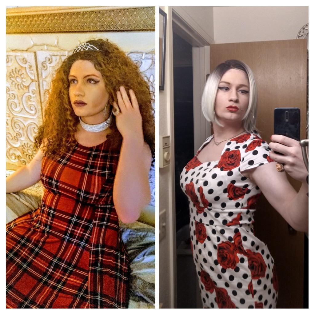 Nine months of crossdressing versus one month | Scrolller