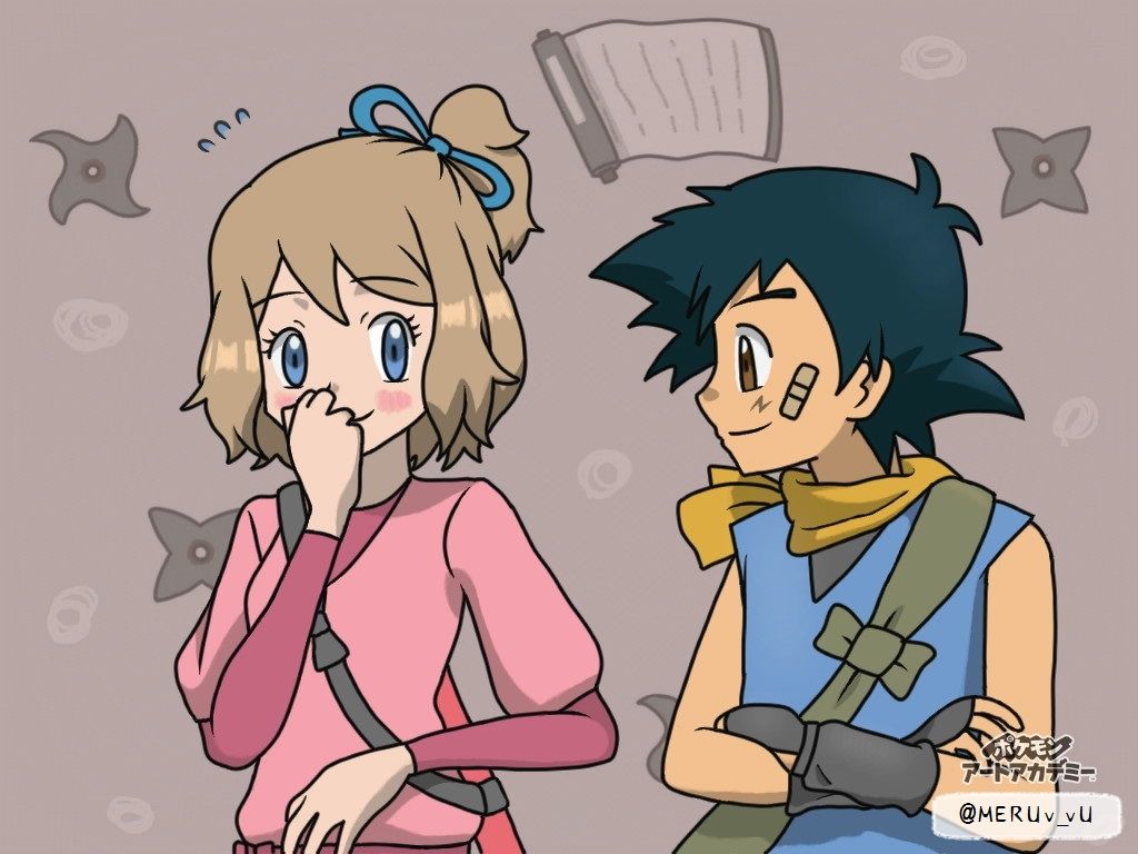 忍者コスのサトシ＆セレナ (Ninja Cosplay Satoshi & Serena) | Scrolller