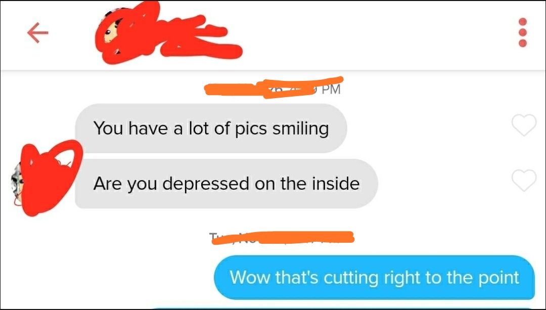 No I'm depressed on the outside | Scrolller