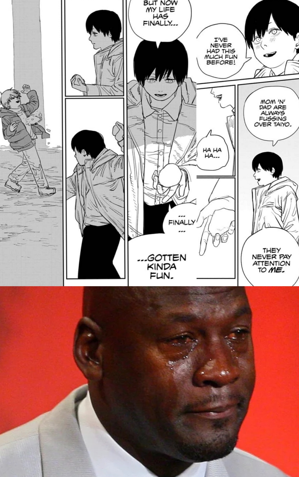 No, I'm not crying | Scrolller