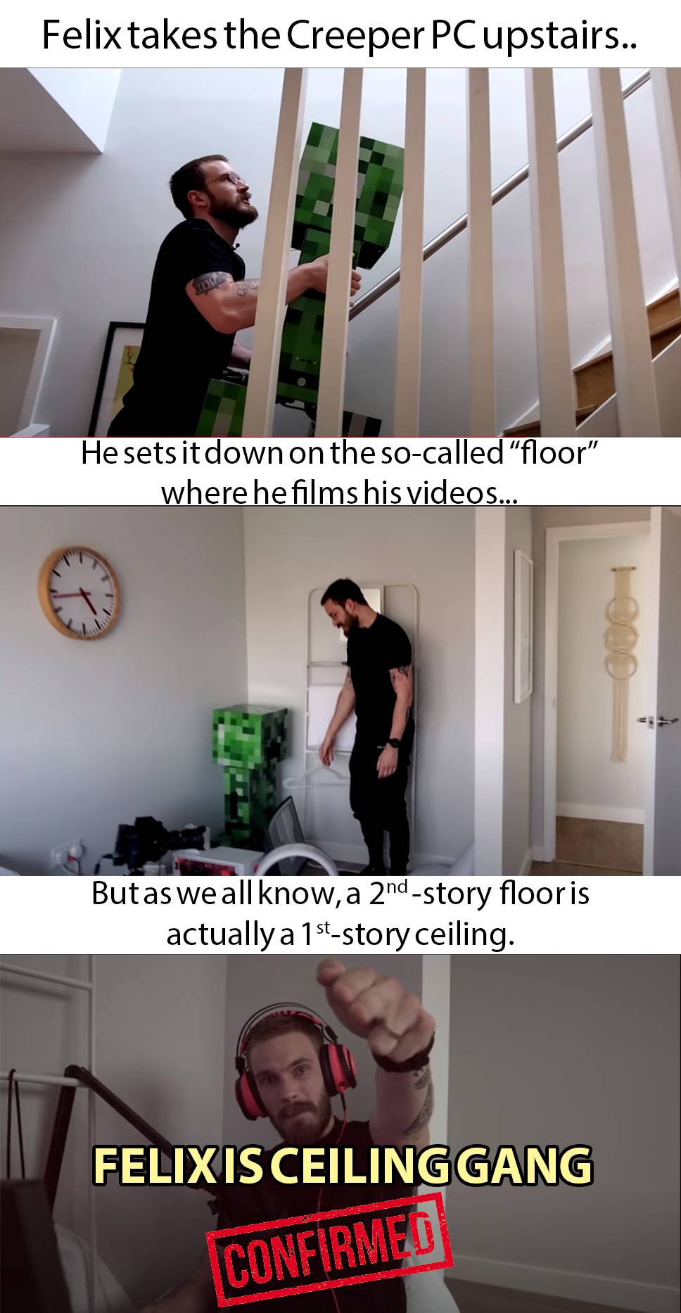 NO MORE HIDING, FELIX! YOU'VE BEEN BUSTED! | Scrolller