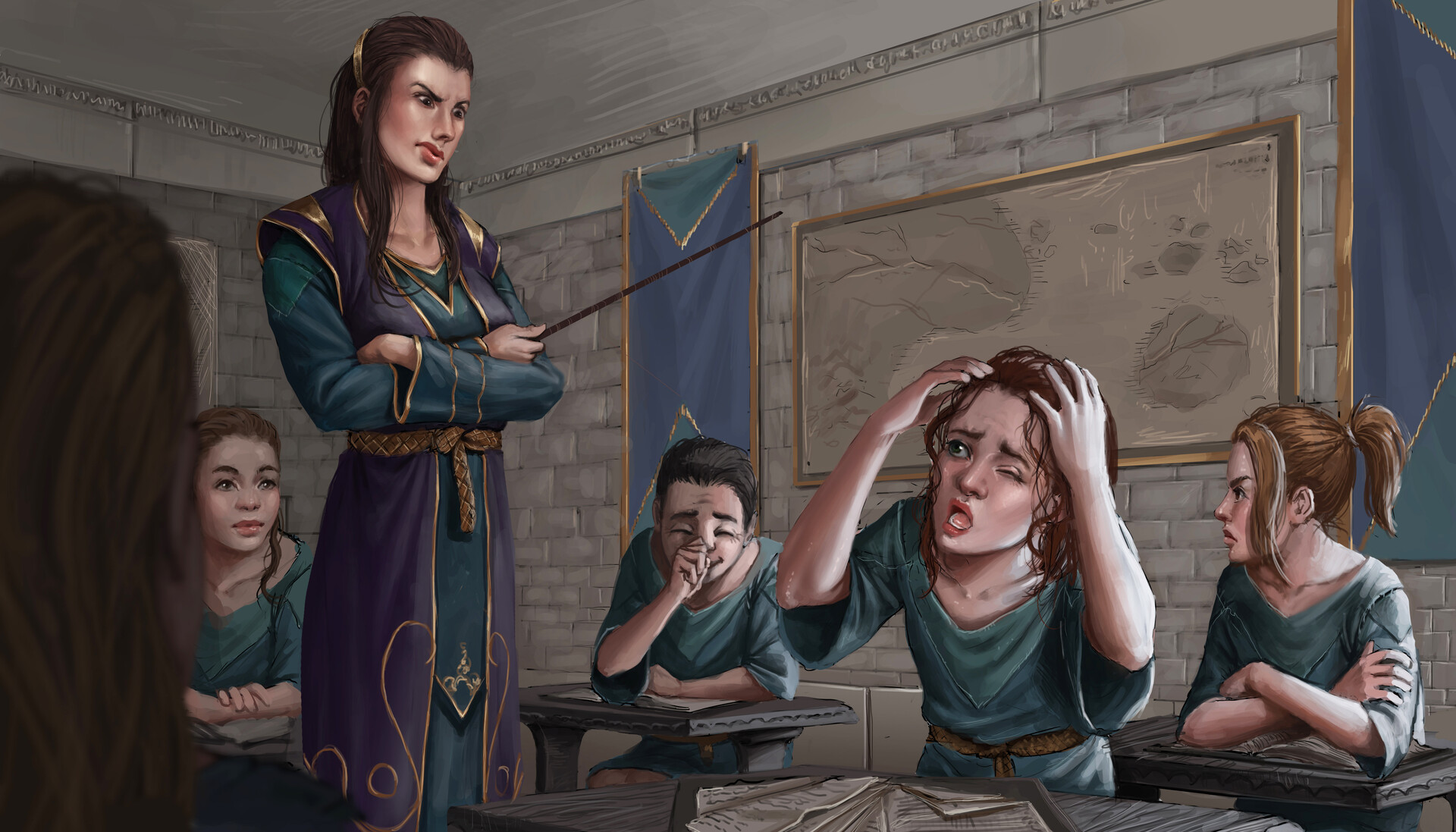 No Sleeping in My Class! by Lukas Baumgartner | Scrolller