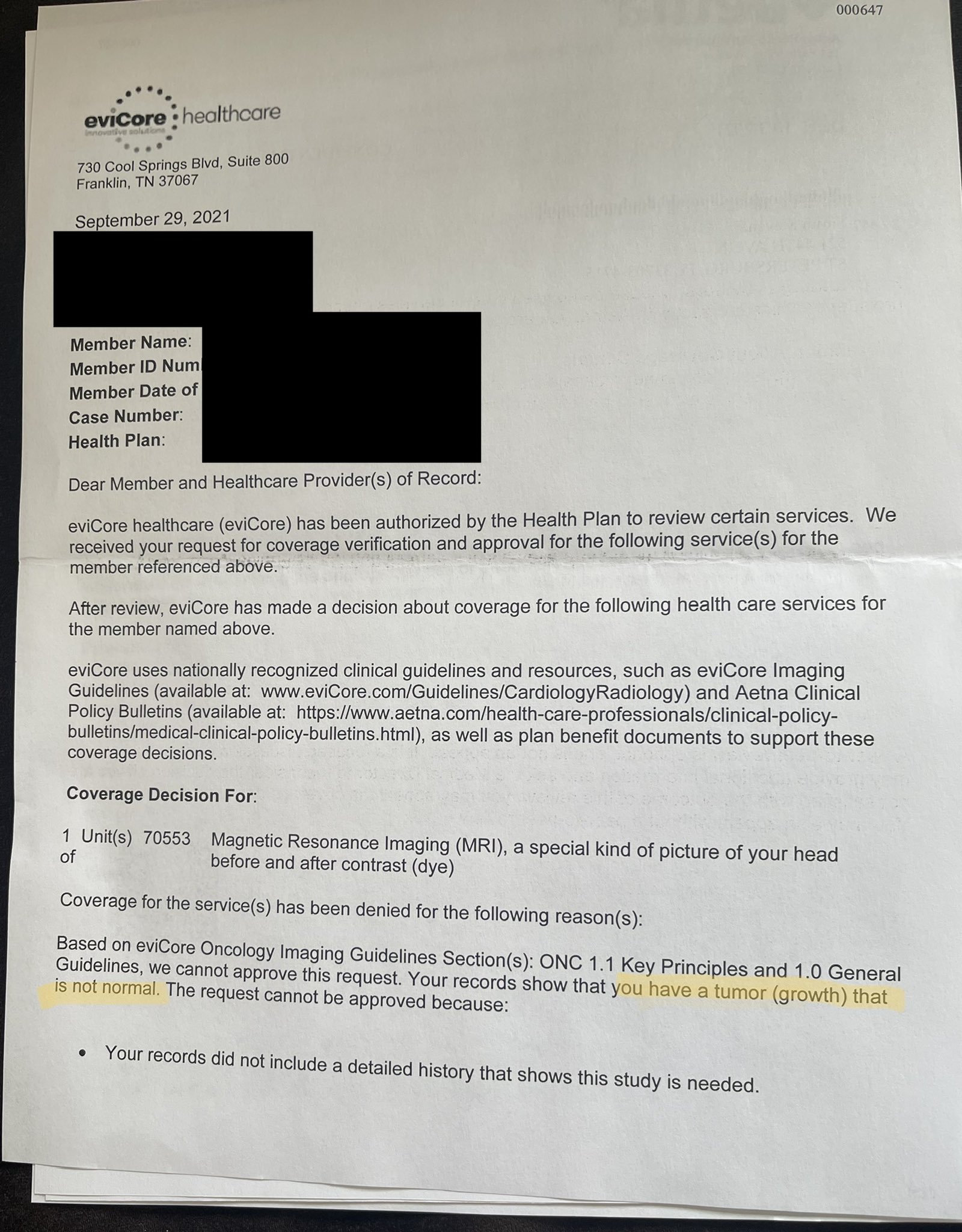 No, we don't think you need an MRI for your growth that is "Not Normal" | Scrolller