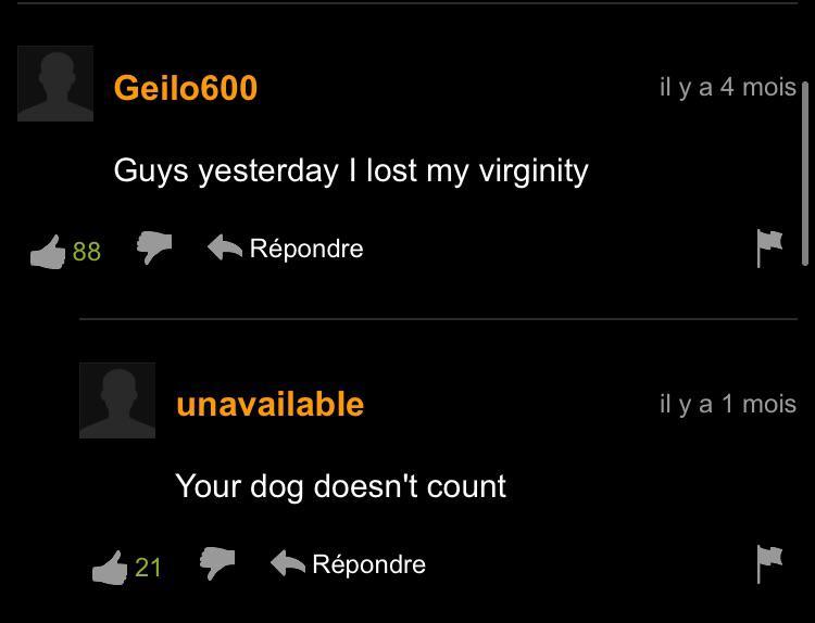 “No you did not lose your virginity” | Scrolller