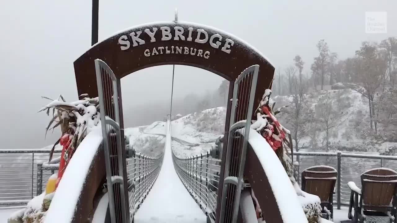 North America’s longest pedestrian suspension bridge, Gatlinburg SkyBridge | Scrolller