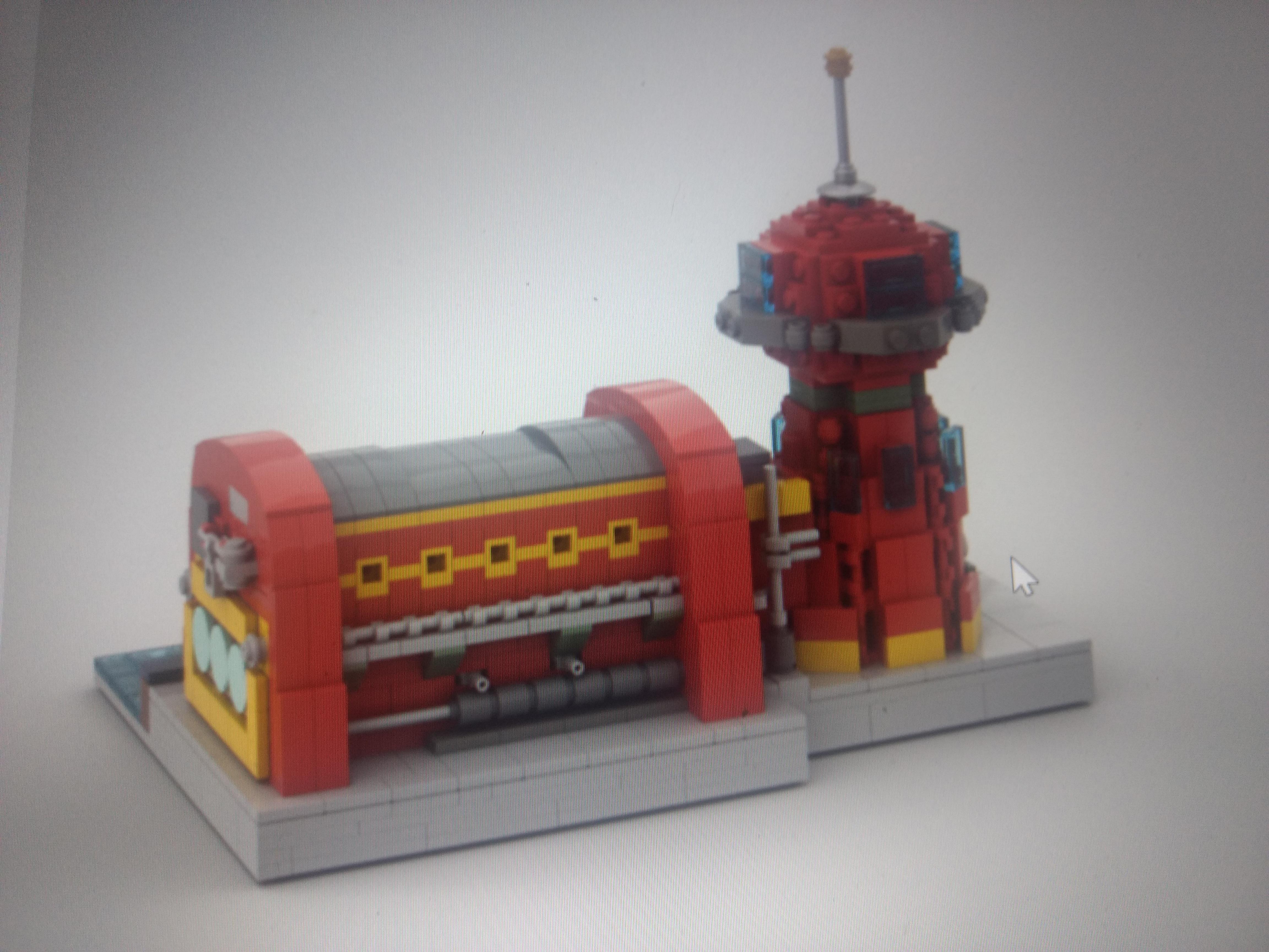 Not all the parts are here yet, but have finished with my digital design of the Futurama Planet ...