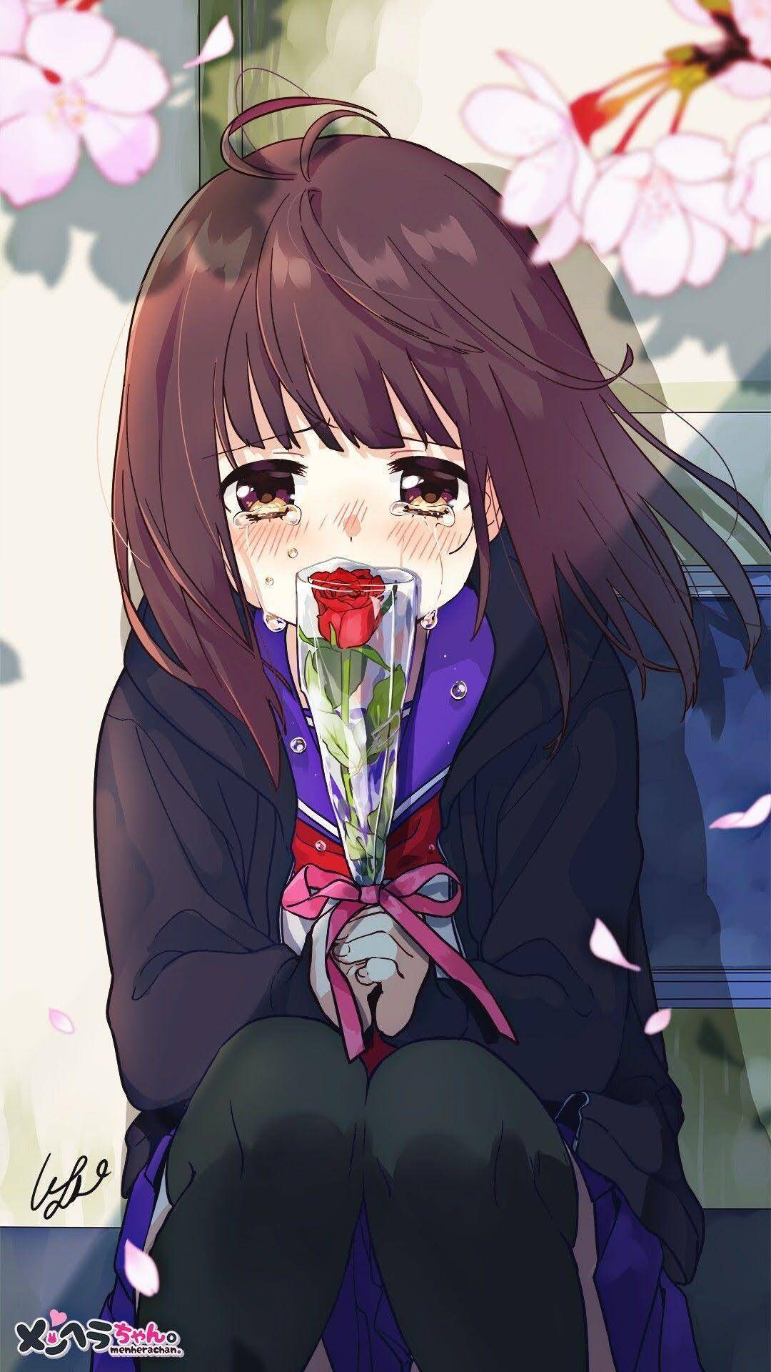 Not really sure what to say she just looks really sad :( | Scrolller