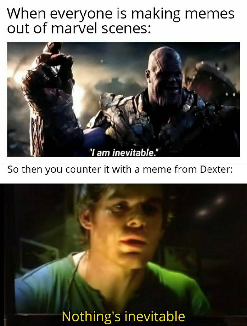 Nothing's inevitable | Scrolller