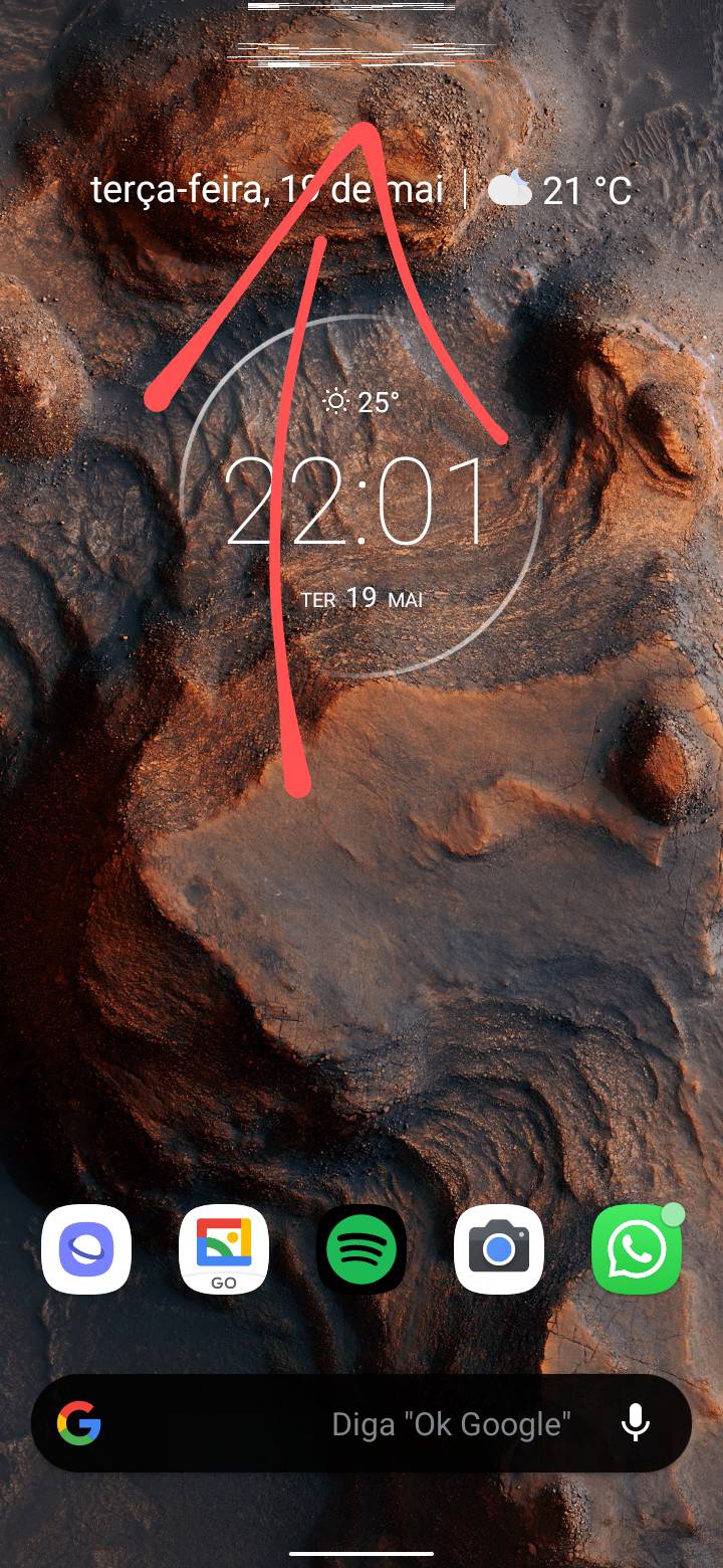 Notification bar glitching after the may update | Scrolller
