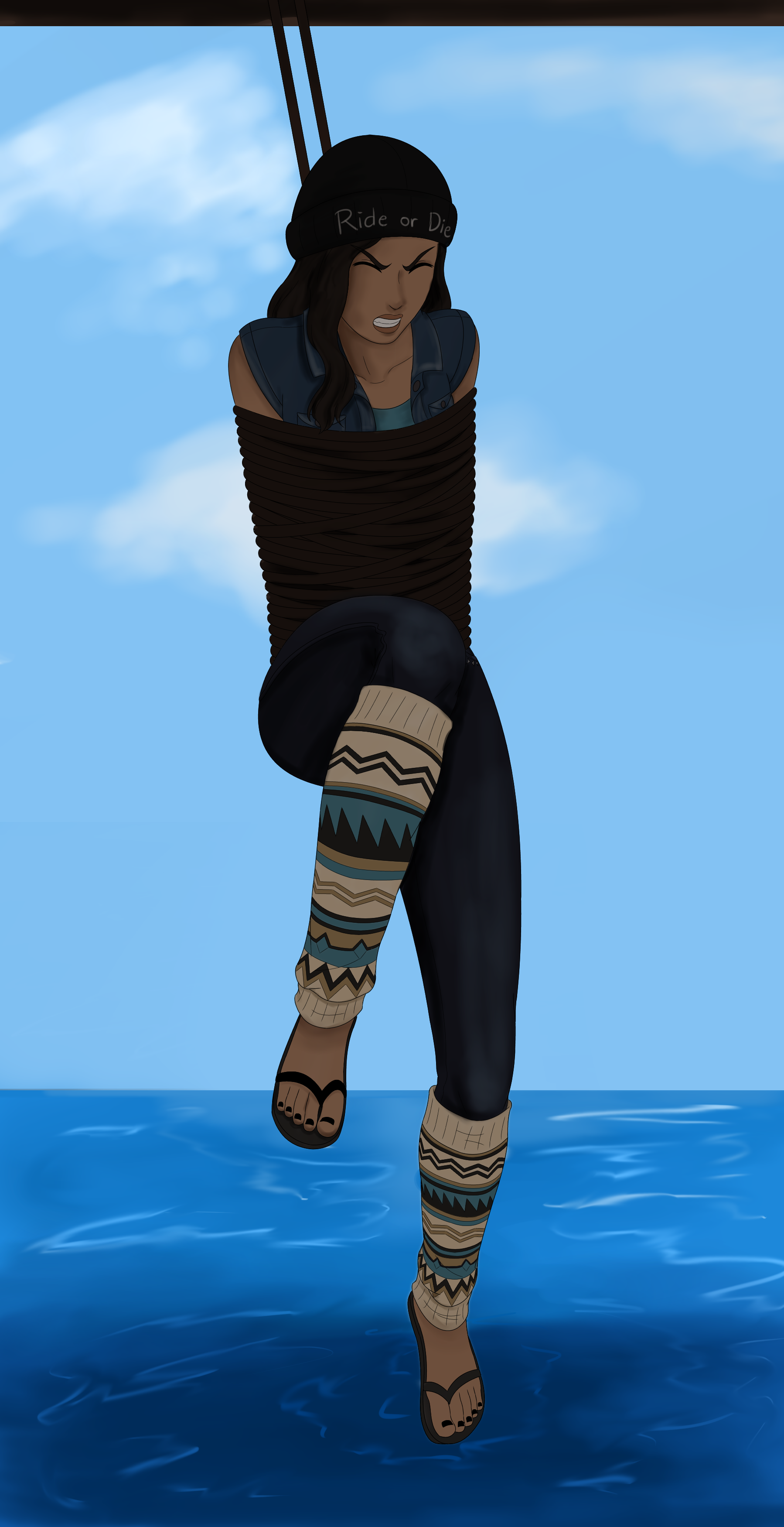 Nova Tied Up (Hanging Under Docks) | Scrolller