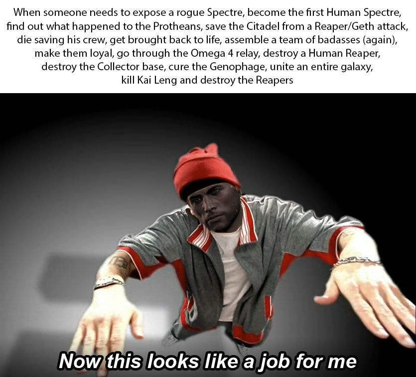 Now this looks like a job for Shepard | Scrolller