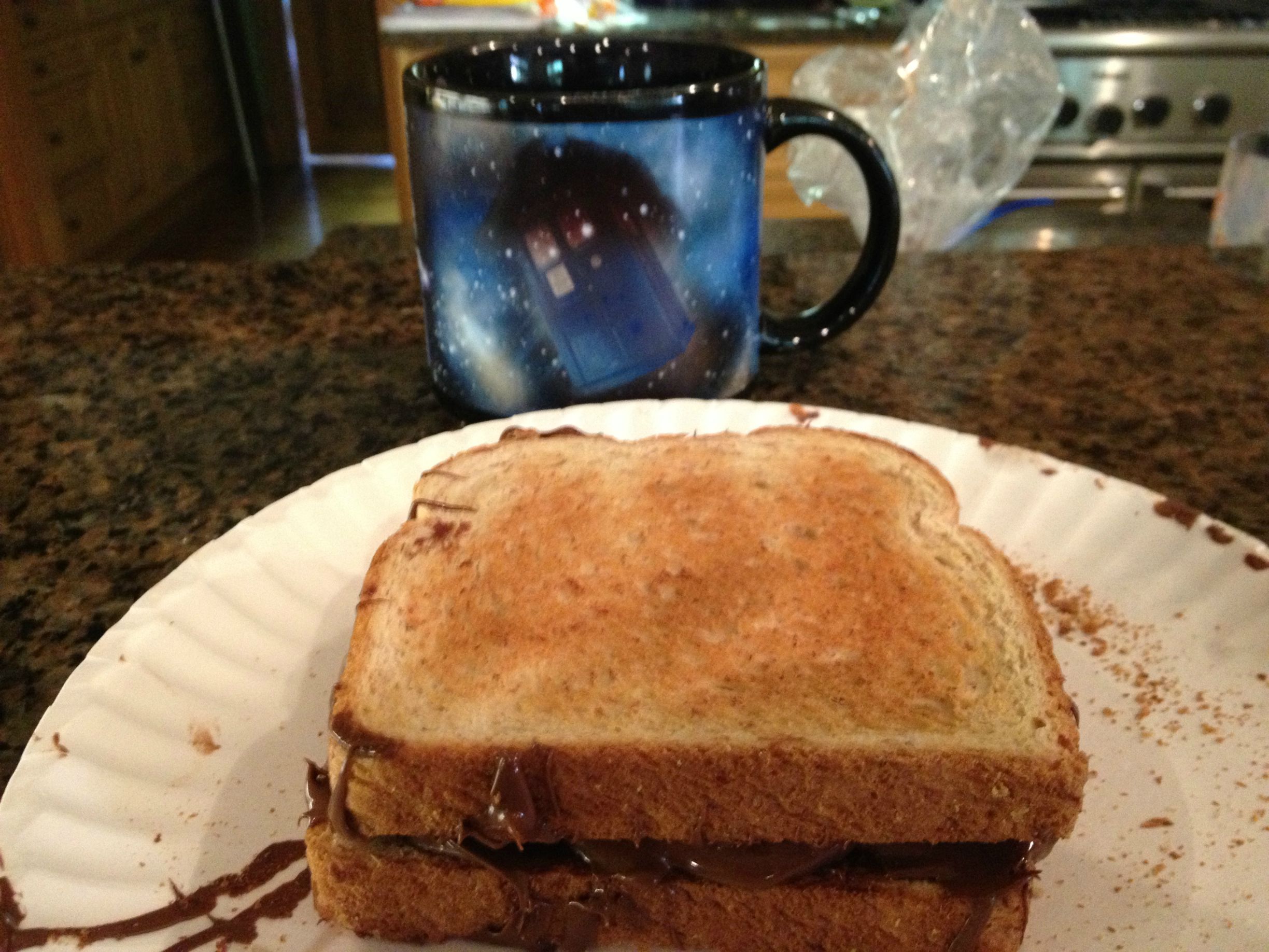 Nutella sammie and Nutella Hot Chocolate | Scrolller