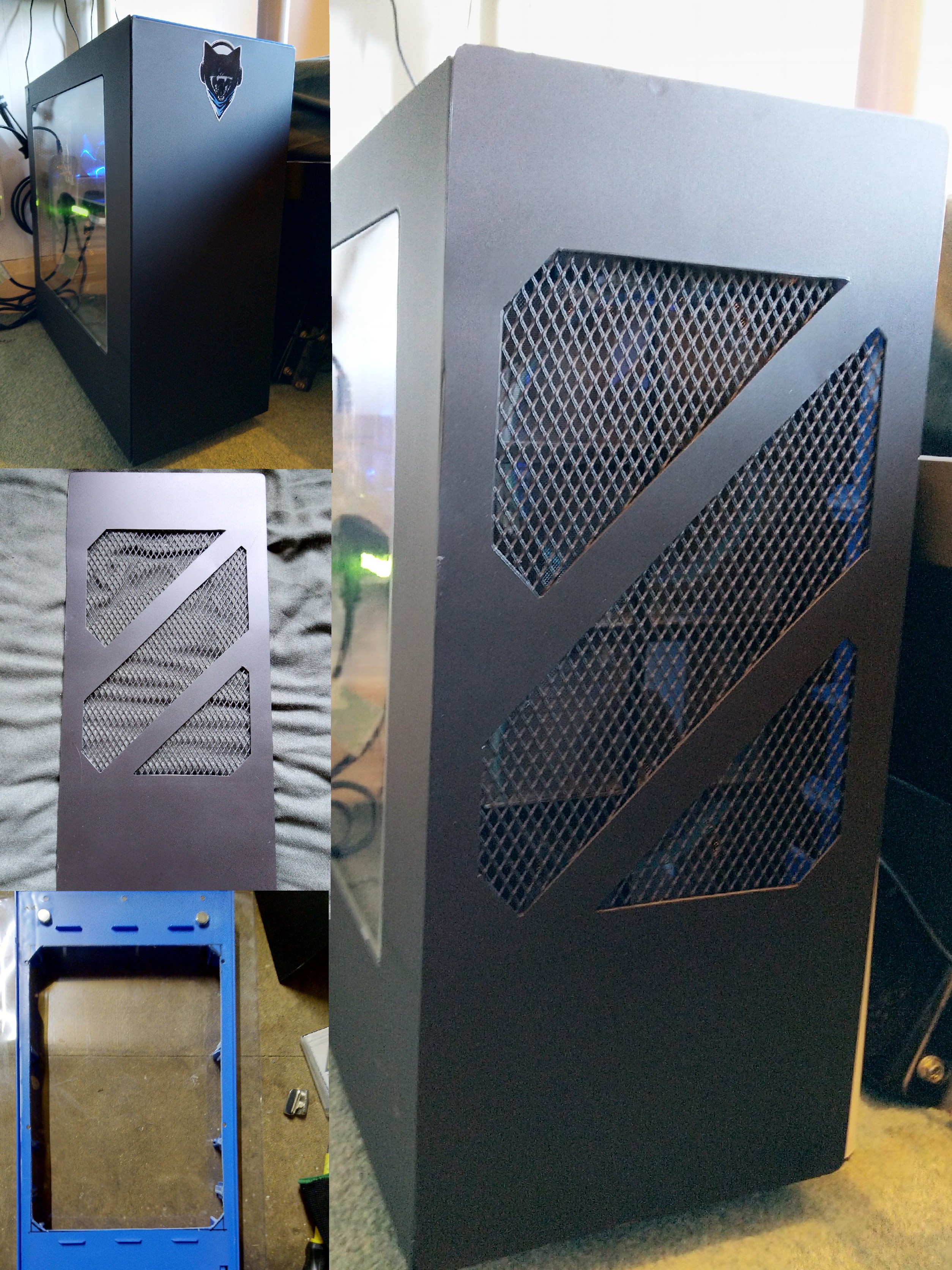 NZXT S340 Front panel mod completed | Scrolller