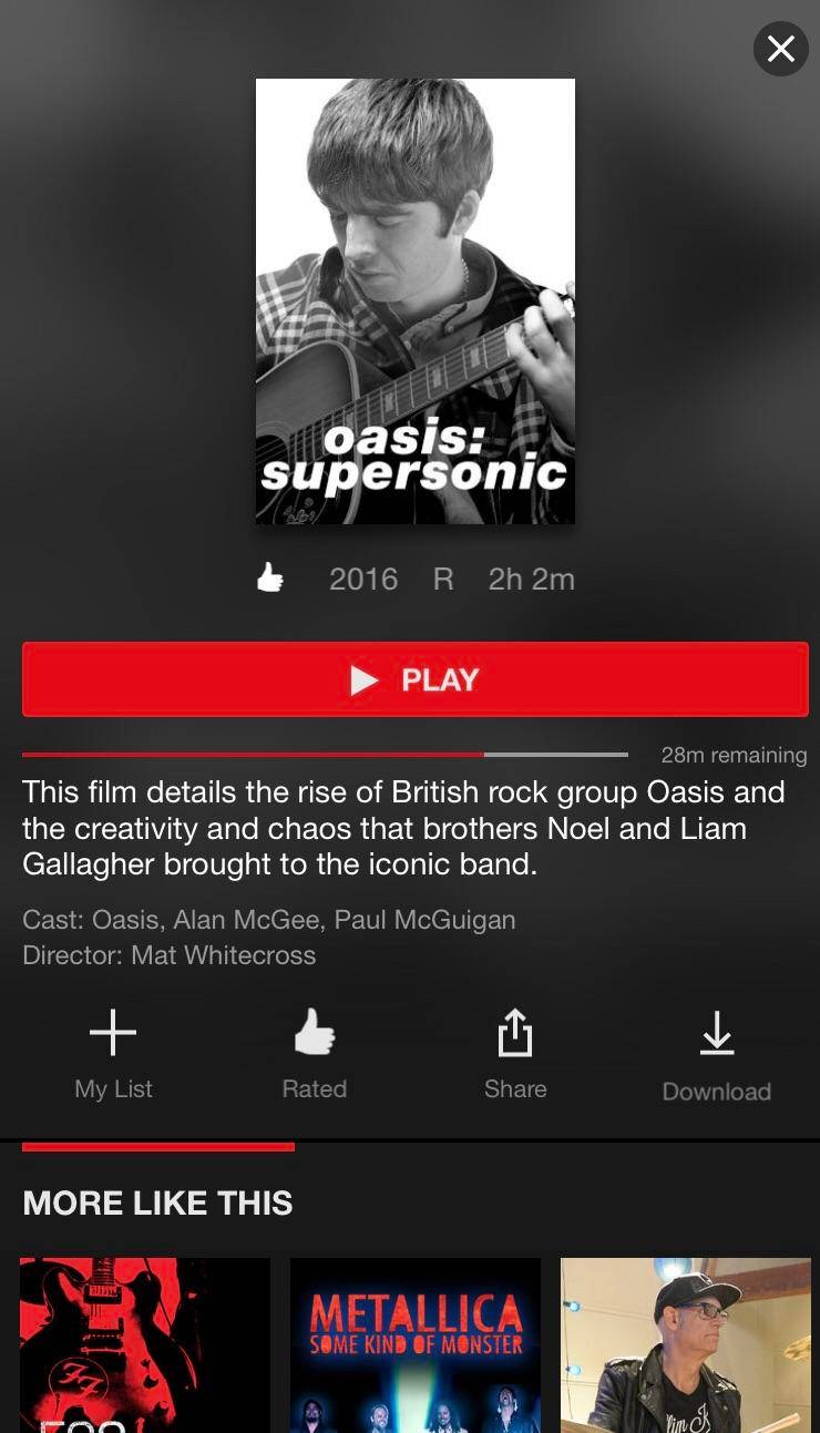 Oasis: Supersonic is on Netflix now! | Scrolller