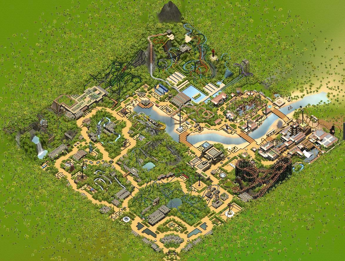 Oasis Tropical Resort, the first park I’ve ever completely filled out! | Scrolller