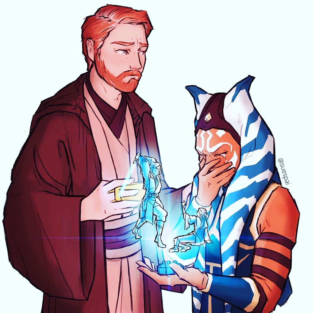 Obi-Wan and Ahsoka by Suespai | Scrolller