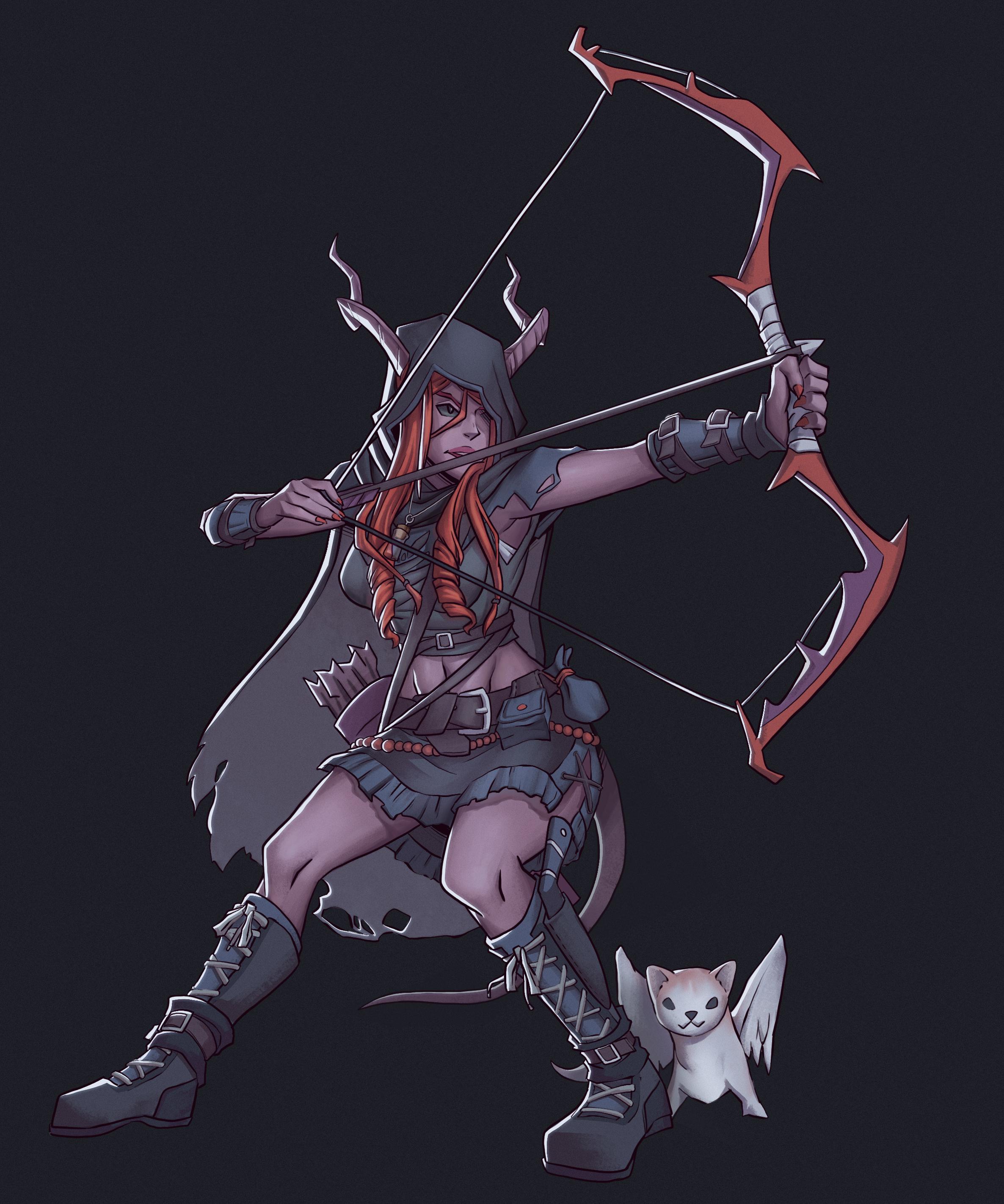[OC] Bijedyvna the tiefling Rogue (commission) by me | Scrolller