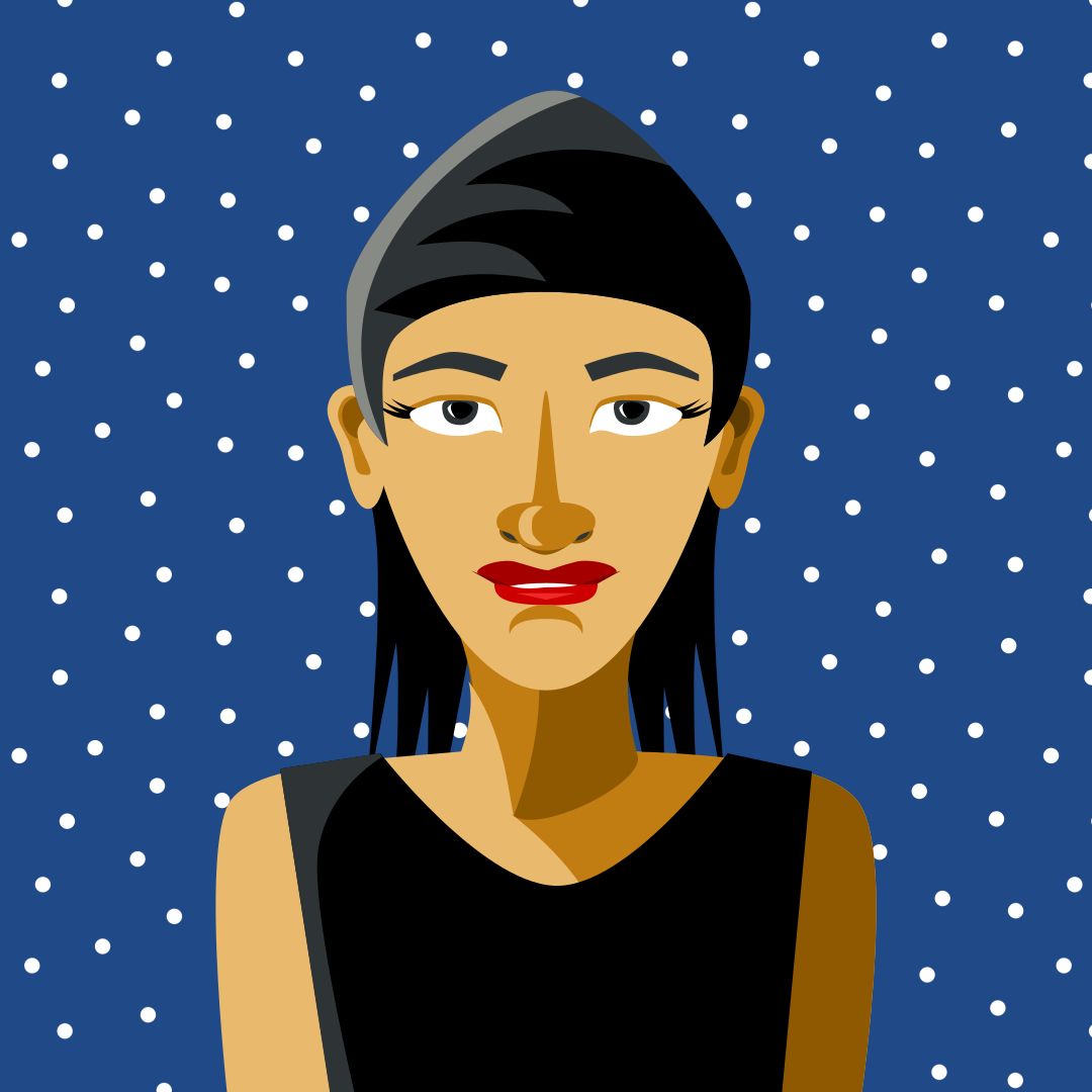 [OC] Created something in Inkscape after ages. A random portrait. | Scrolller