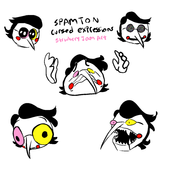 [OC] Cursed Spamton Expressions 👀 | Scrolller