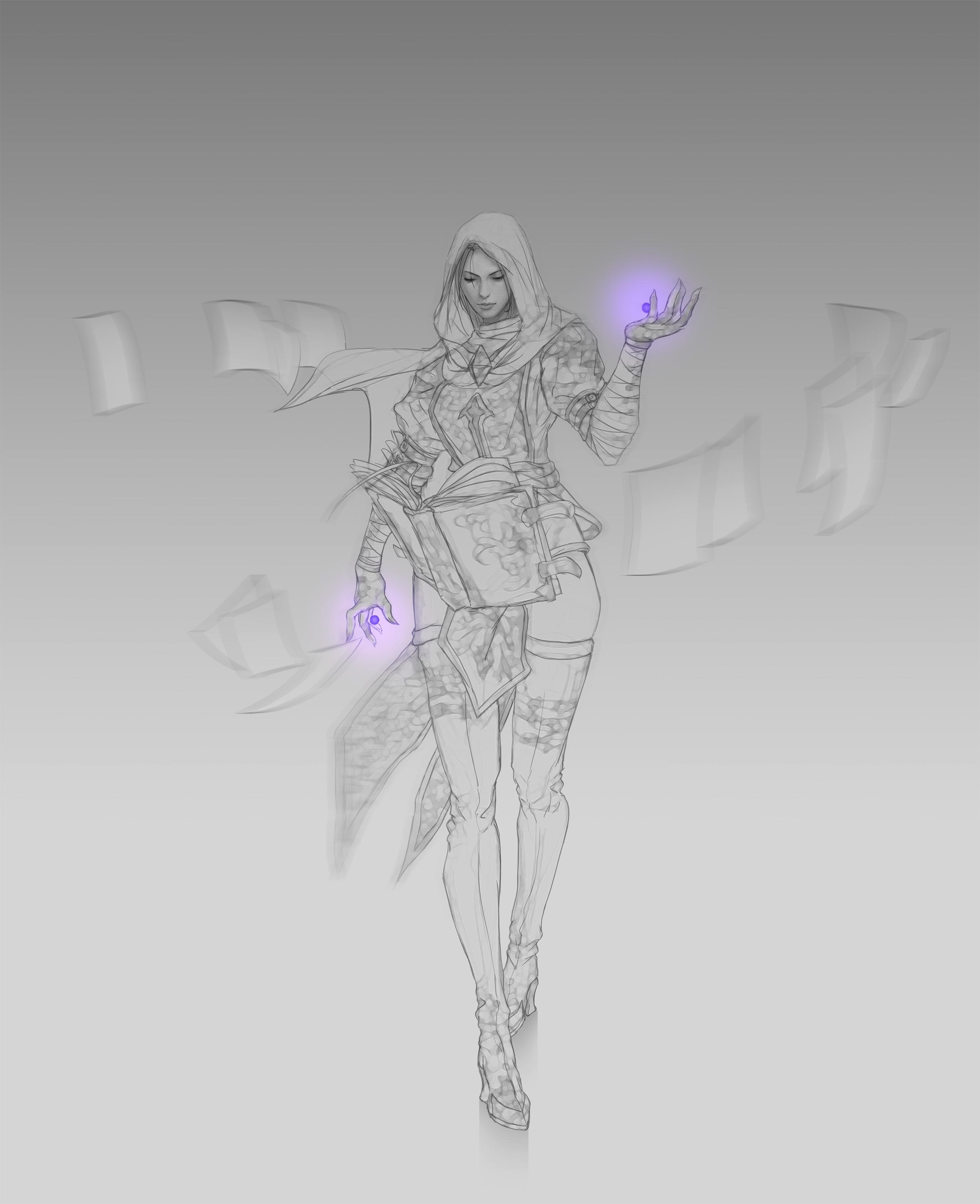[OC] Dark Mage Human | Scrolller