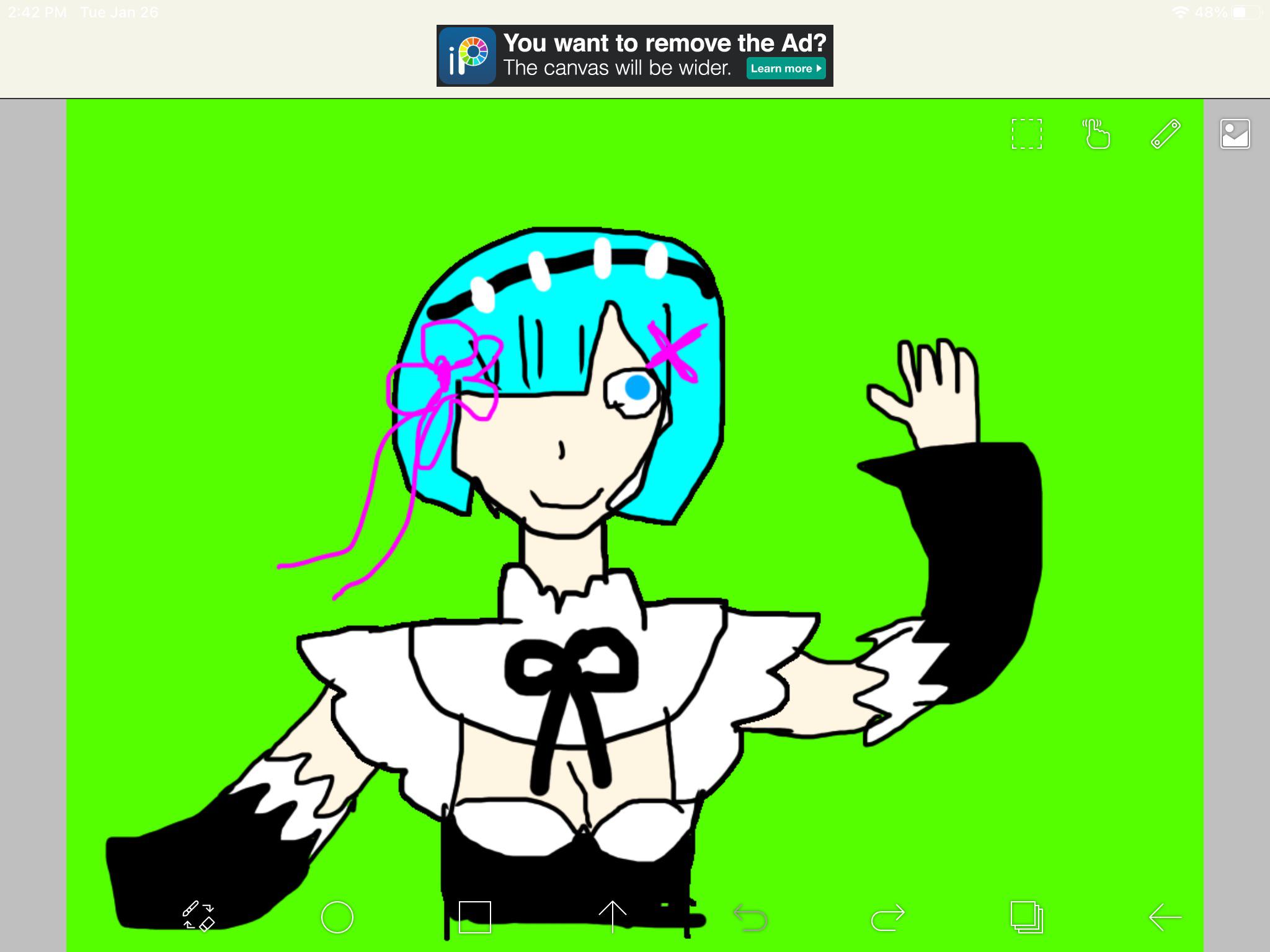 [oc] first decent digital art of rem | Scrolller