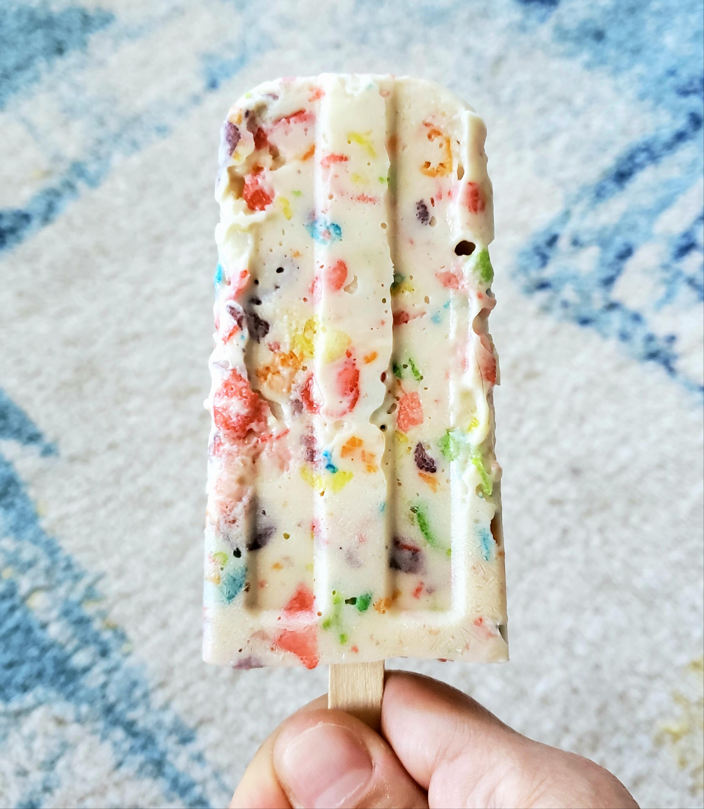 [OC] Homemade Fruity Pebbles popsicle | Scrolller