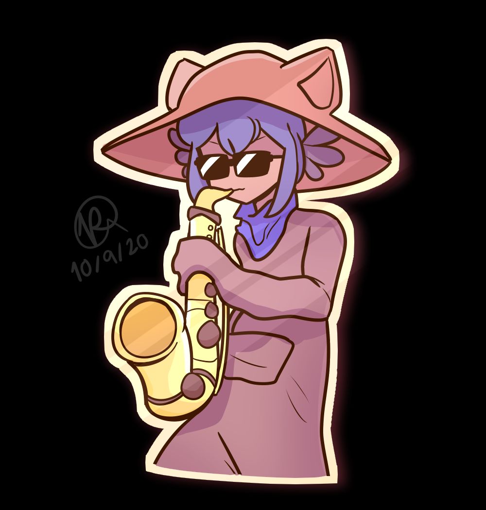[OC] I redrew my old drawing of Saxophone Niko from 2018! | Scrolller