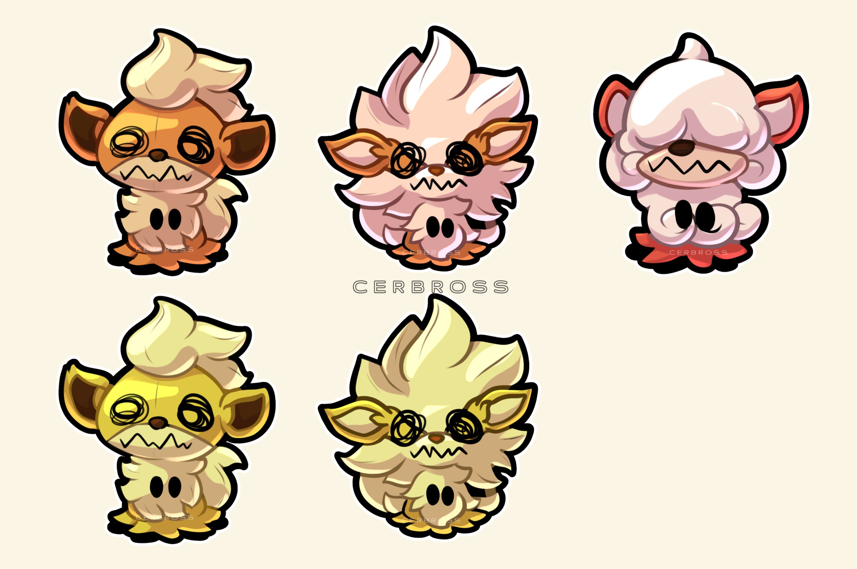 [OC] Mimikyu as the Arcanine evolution line | Scrolller