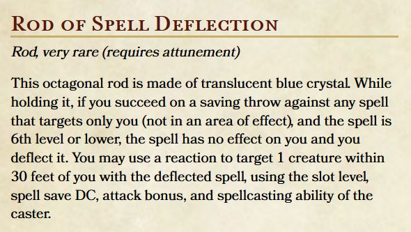[OC] Rod of Spell Deflection | Scrolller