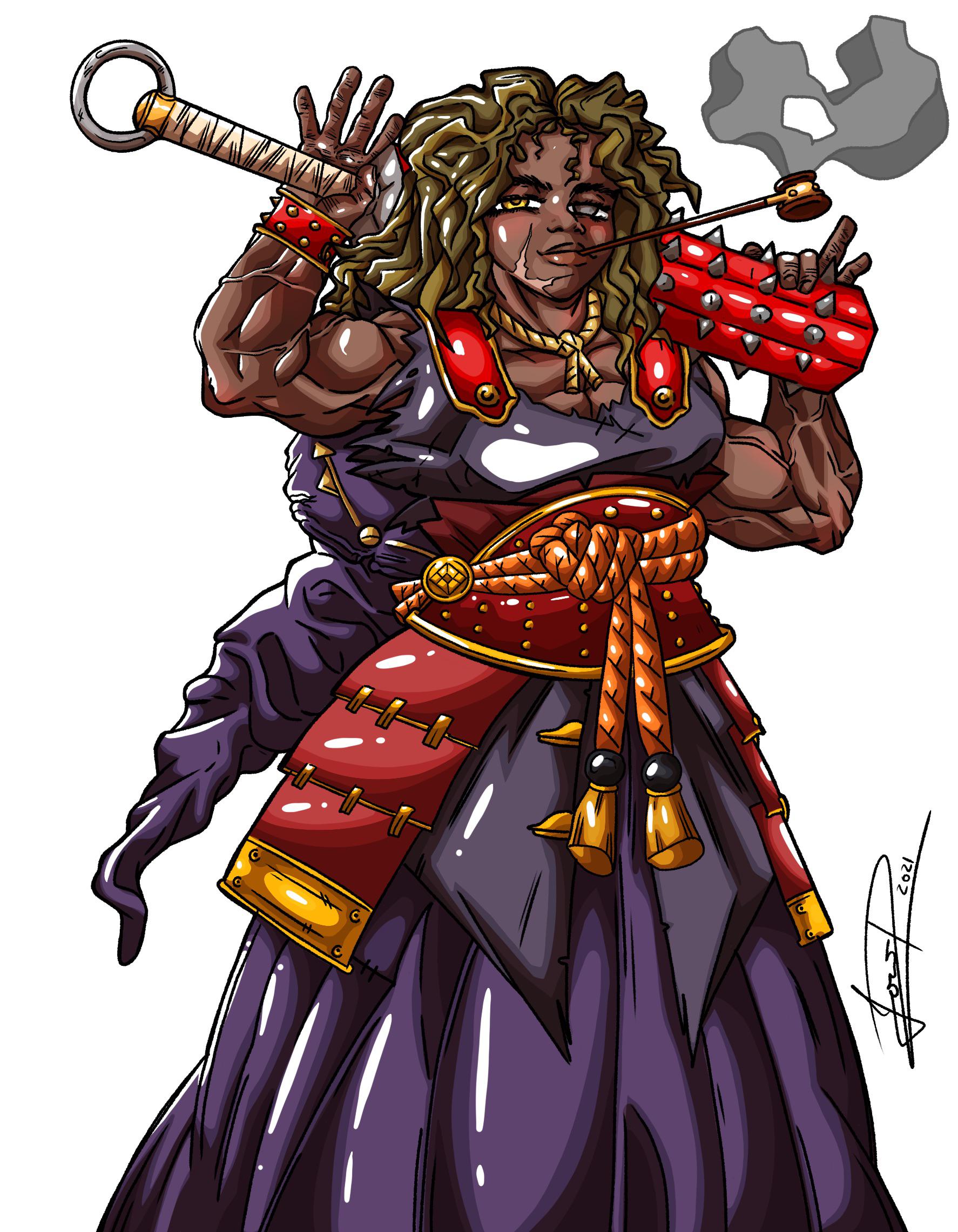 [OC] Samurai Witch Kanabo user | Scrolller