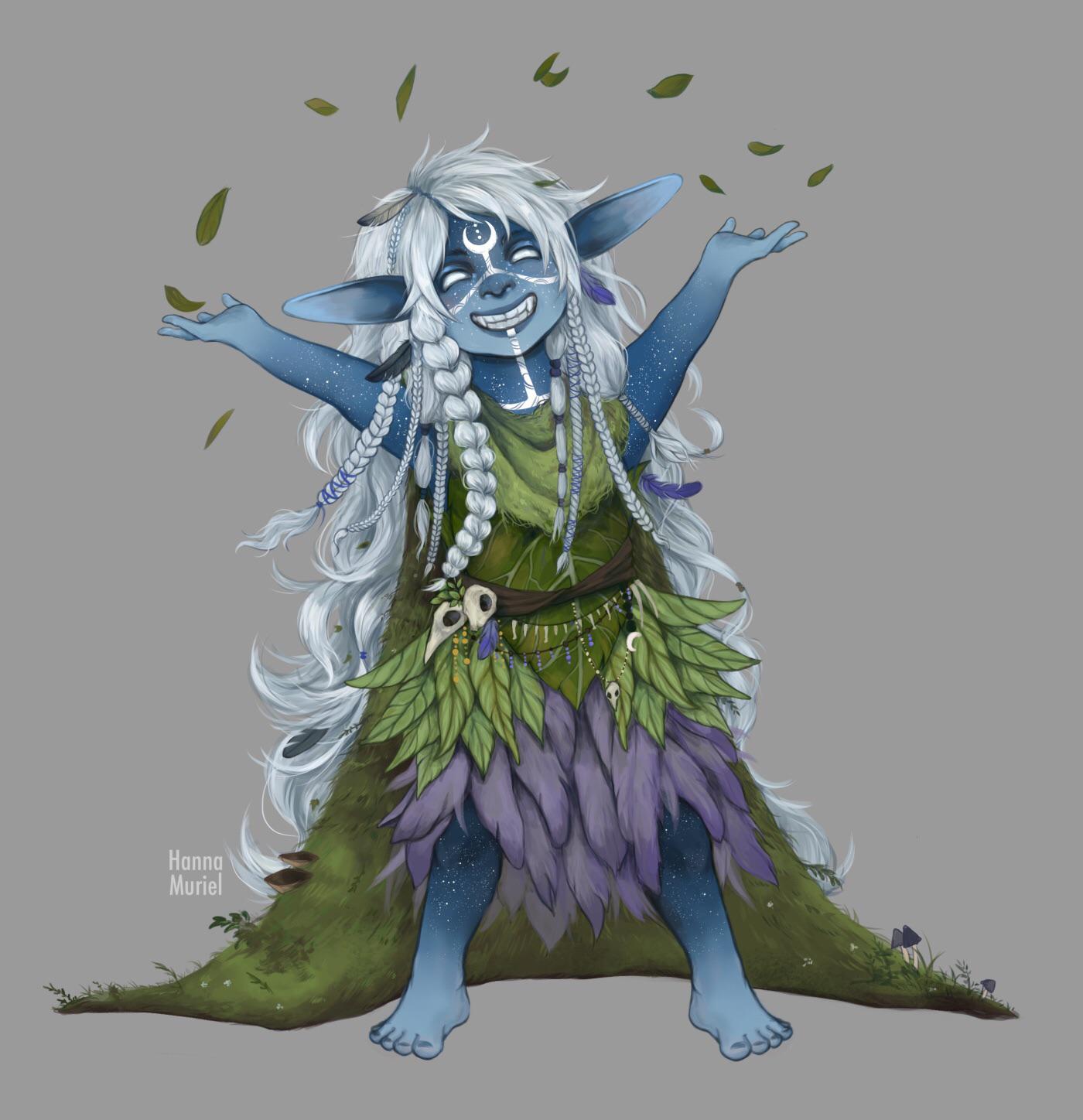 [OC] Shima, a smol celestial warlock/druid | Scrolller