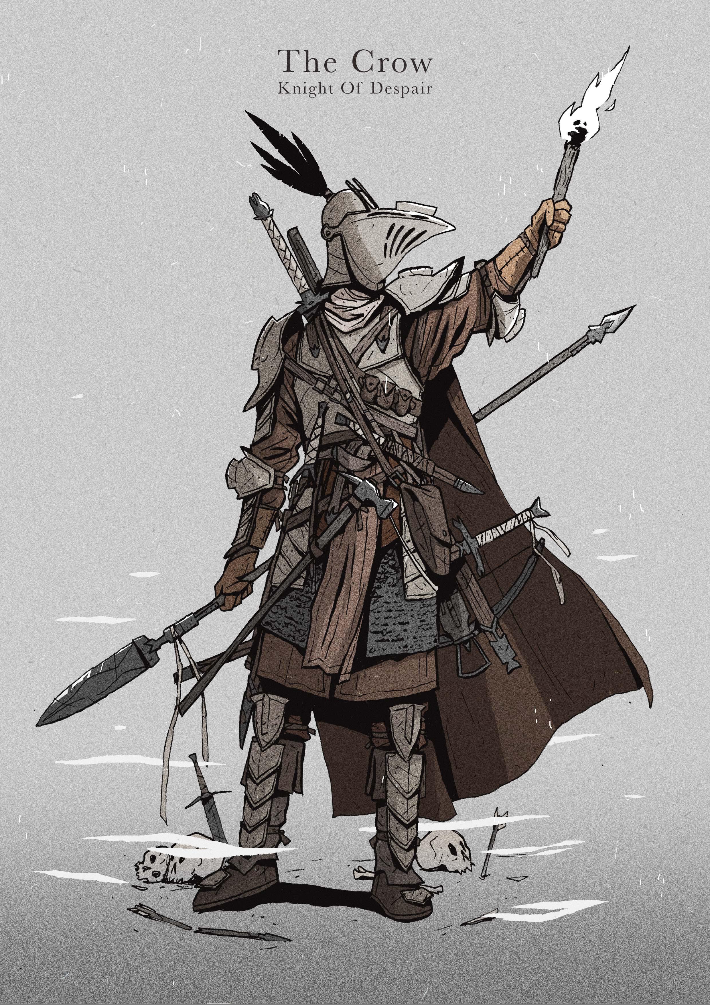 [OC] The Crow, Knight Of Despair | Scrolller
