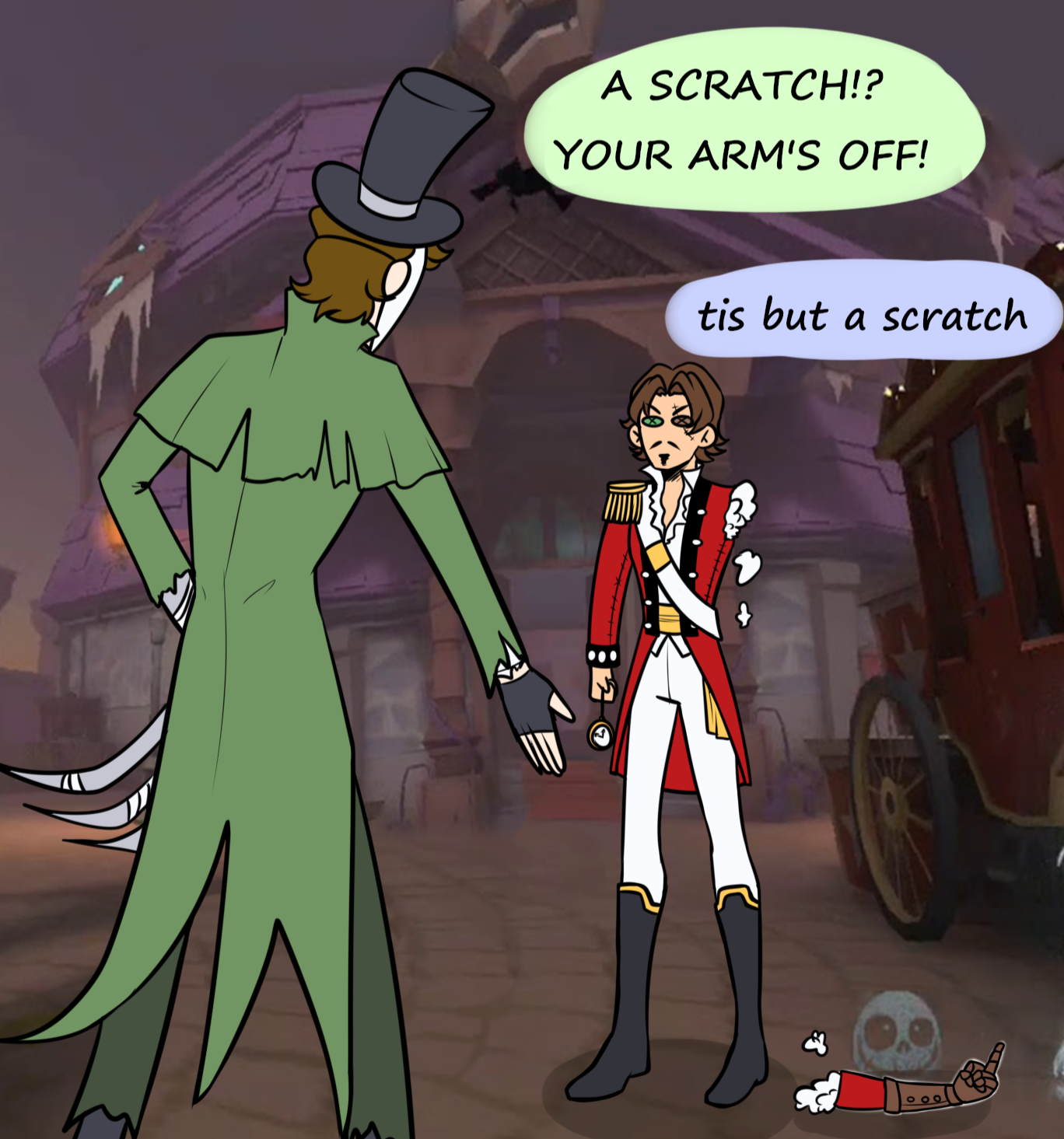 [Oc] tis but a scratch | Scrolller