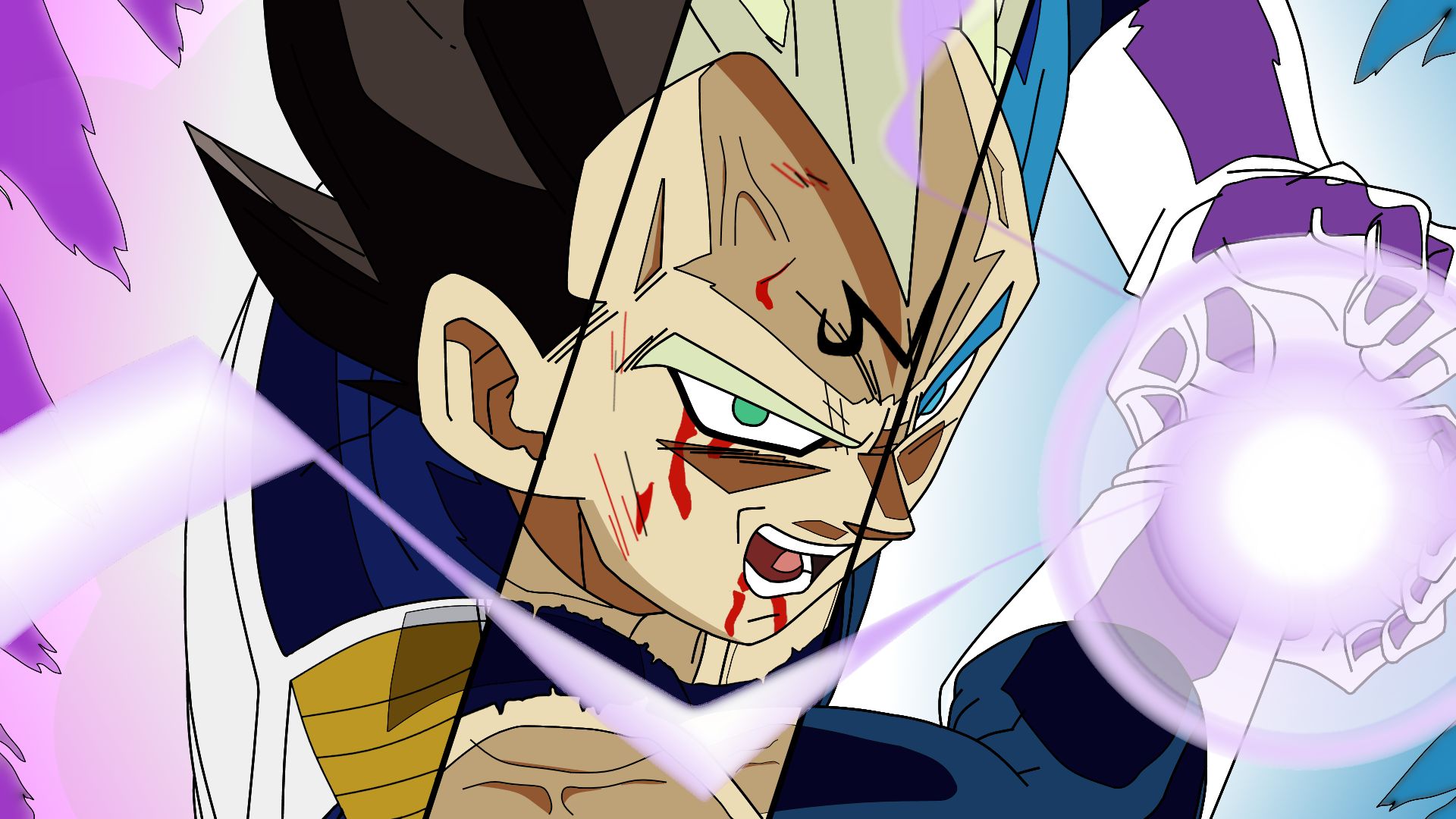 [OC] Vegeta Galick Gun Fanart. | Scrolller