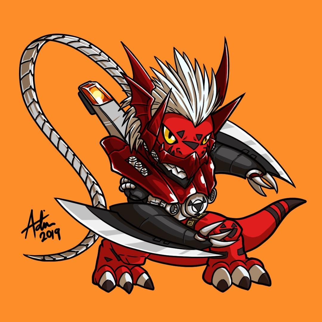 [OC] Wargrowlmon | Scrolller