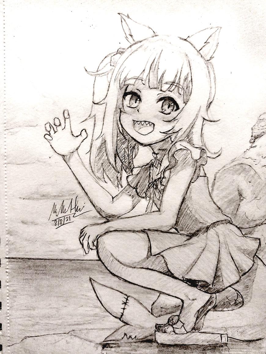 [OC] Weekly Holosketch: Seaside Shark [#13] | Scrolller