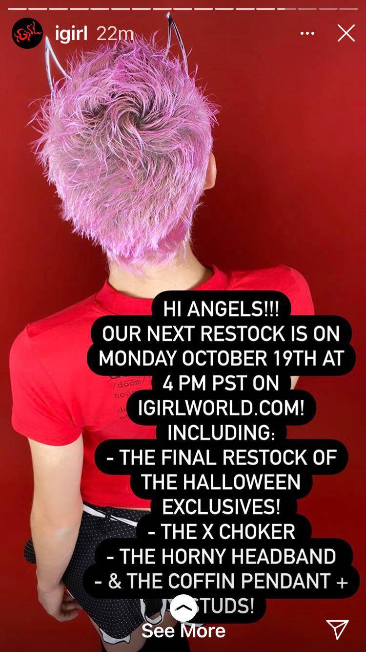 OCTOBER 19TH RESTOCK!!! | Scrolller