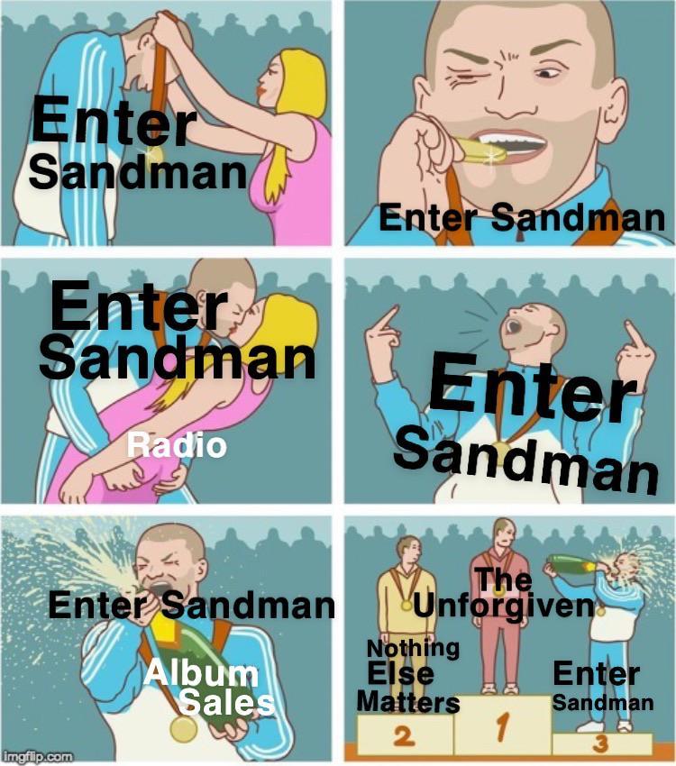 Of the Black Album lineup.. | Scrolller