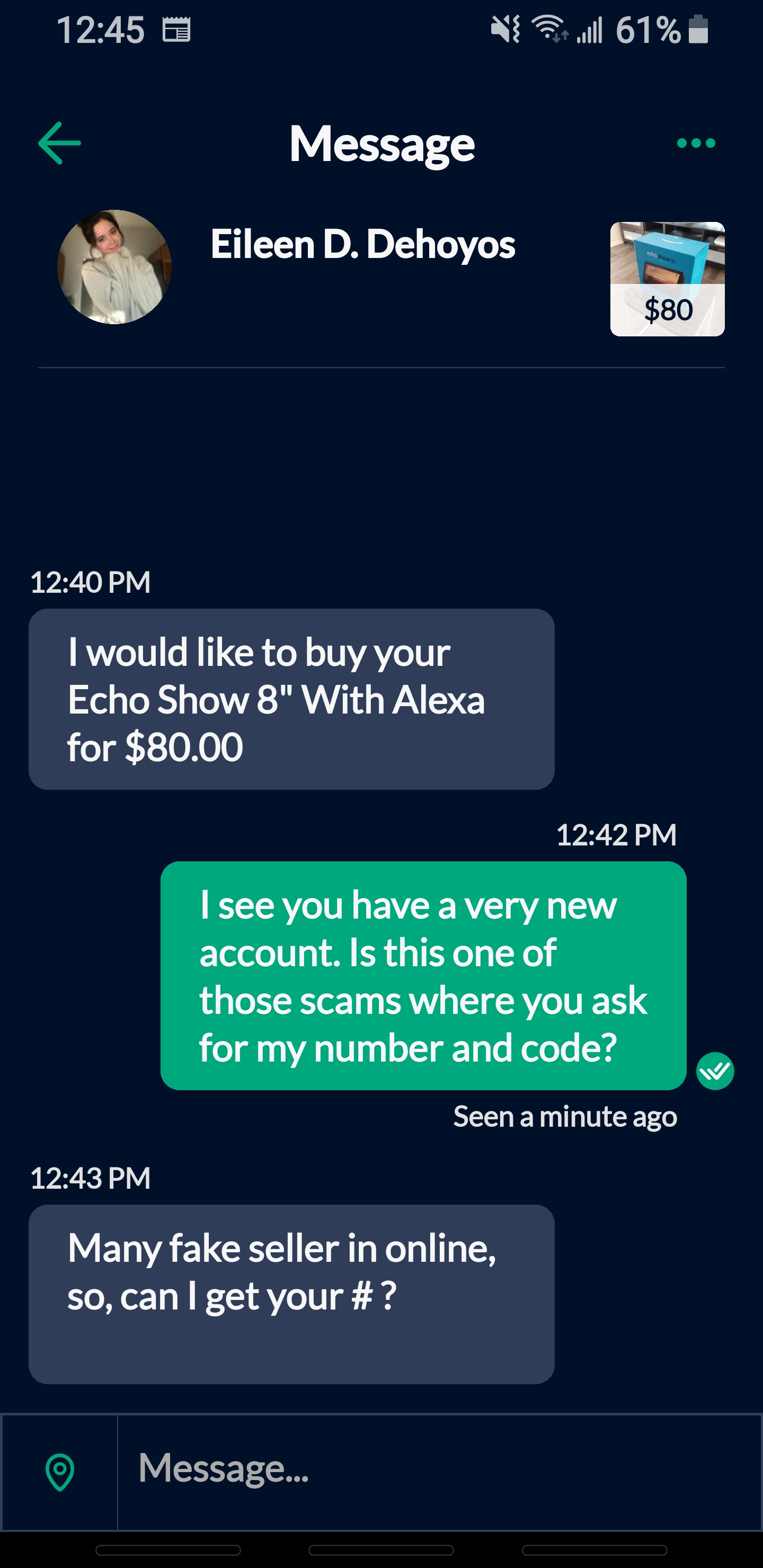 Offerup Scammer | Scrolller