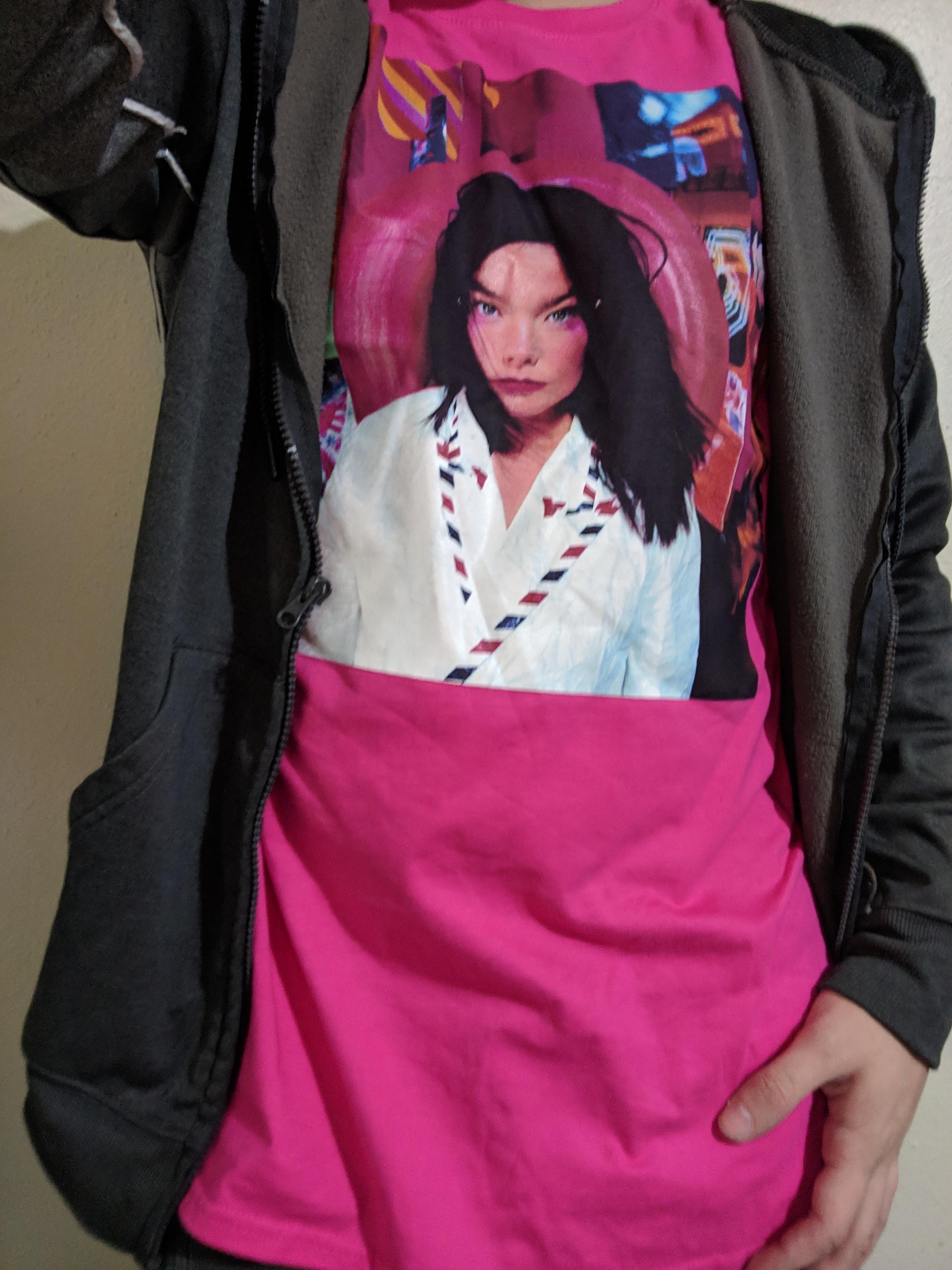 Official björk Tee finally came in. Great print ! | Scrolller